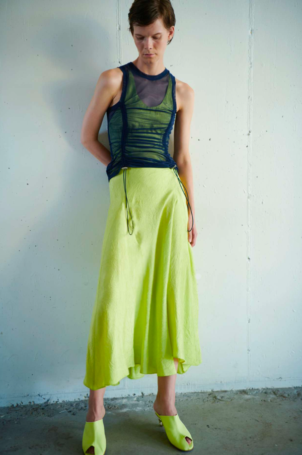 Nomia Maxi Cross Back Dress - Acid | Garmentory