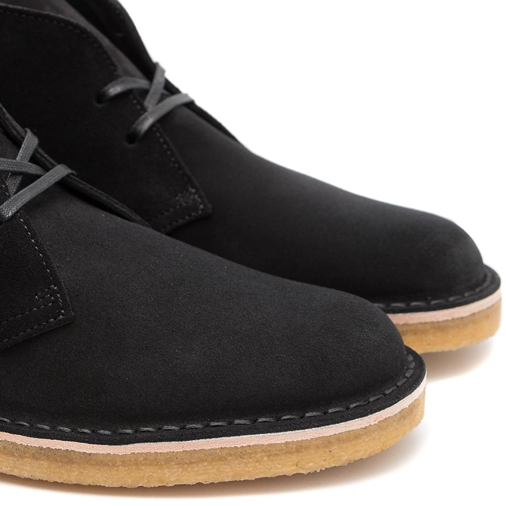 Clarks Originals DESERT BOOT MADE IN ITALY - BLACK SUEDE | Garmentory