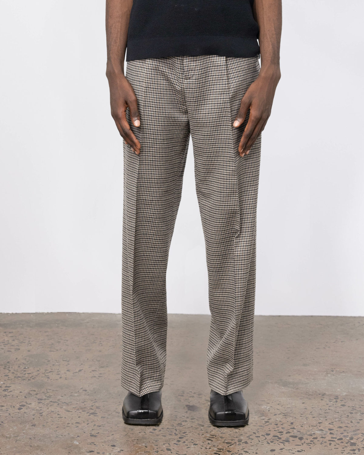 Our Legacy Borrowed Chino - Old Money Check | Garmentory