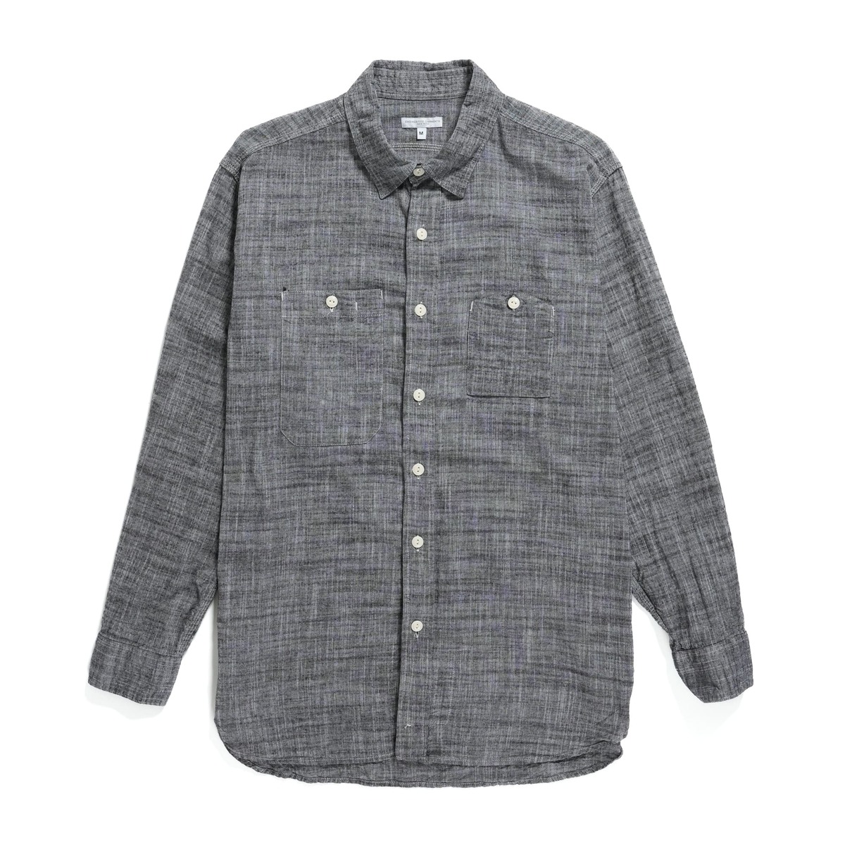 Engineered Garments Work Cotton Slab Shirt - Black | Garmentory