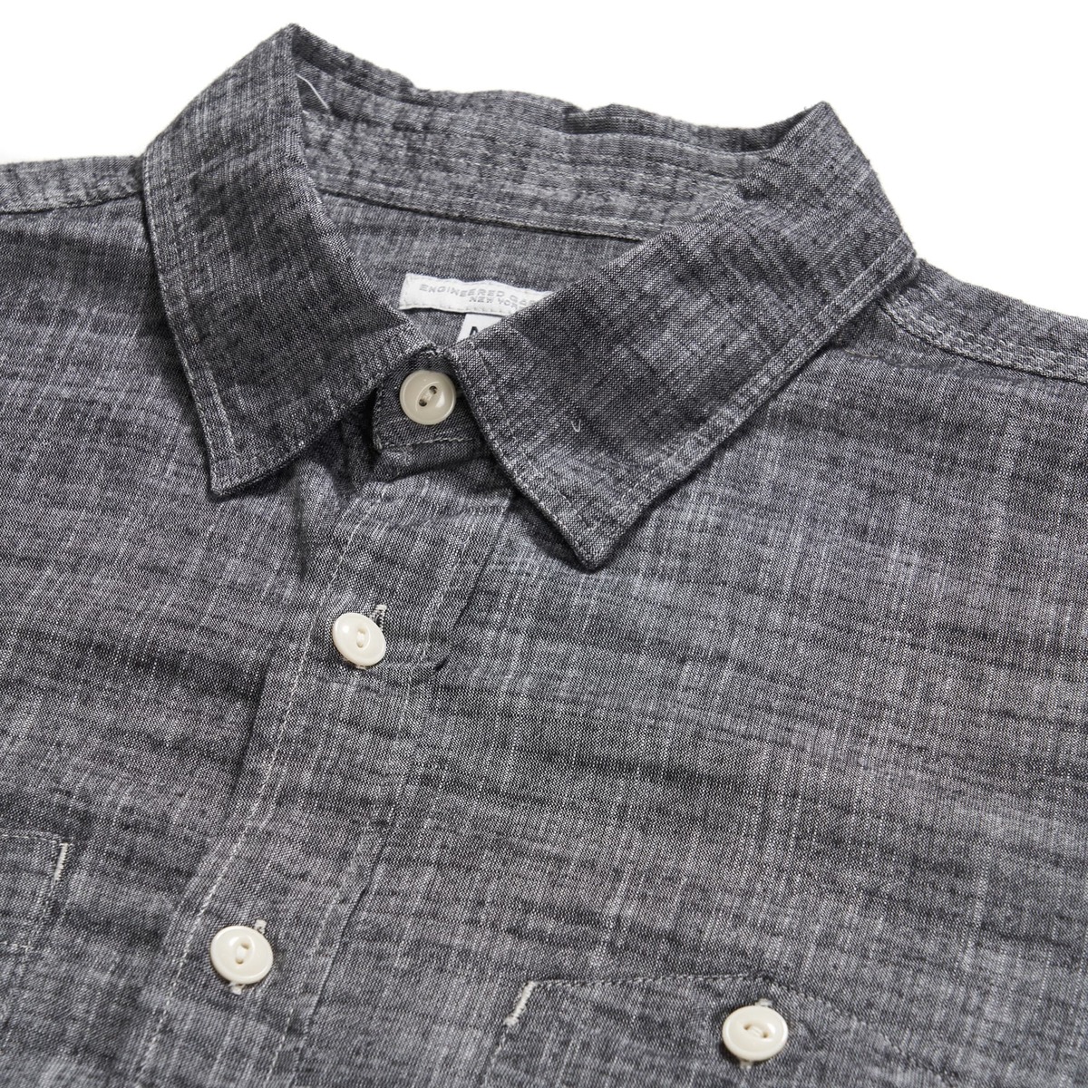 Engineered Garments Work Cotton Slab Shirt - Black | Garmentory