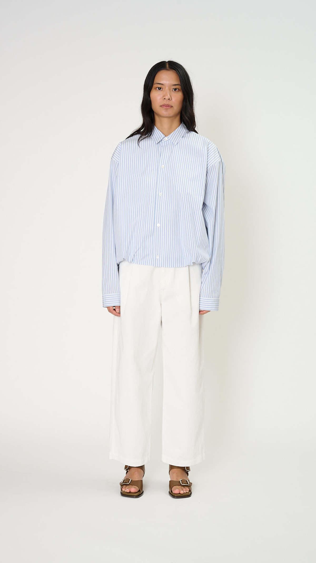 Sofie D'Hoore Bonaire Blouse - Blue Stripe | Garmentory