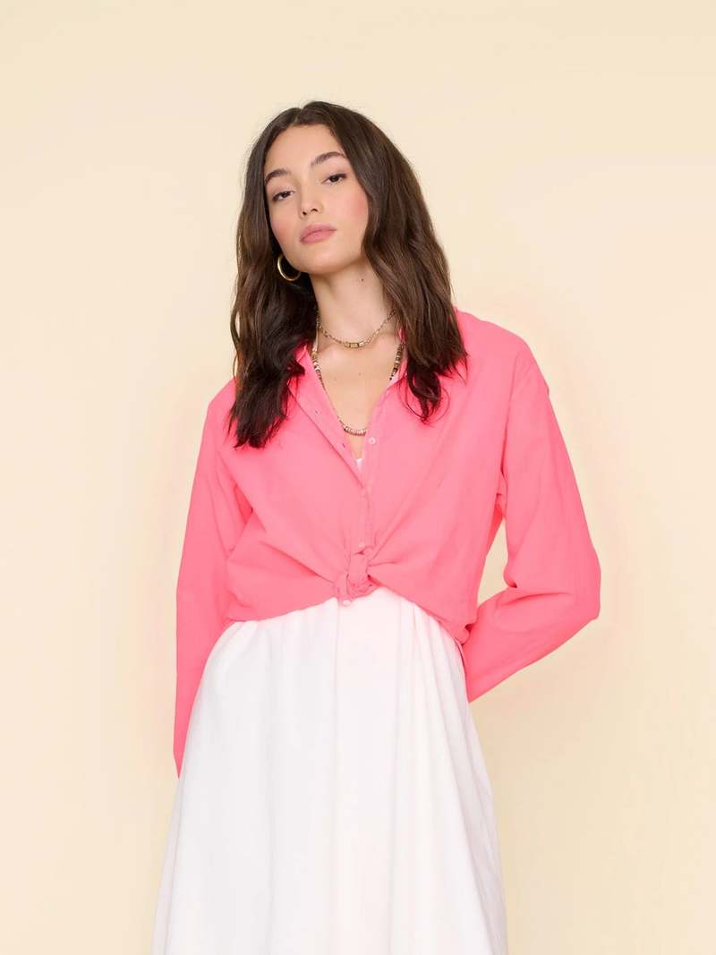 Xirena Beau Shirt - Neon Pink | Garmentory