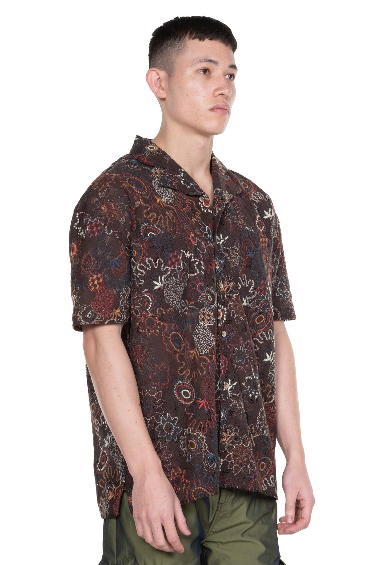 ANDERSSON BELL Linus Jacquard Shirt - Brown | Garmentory