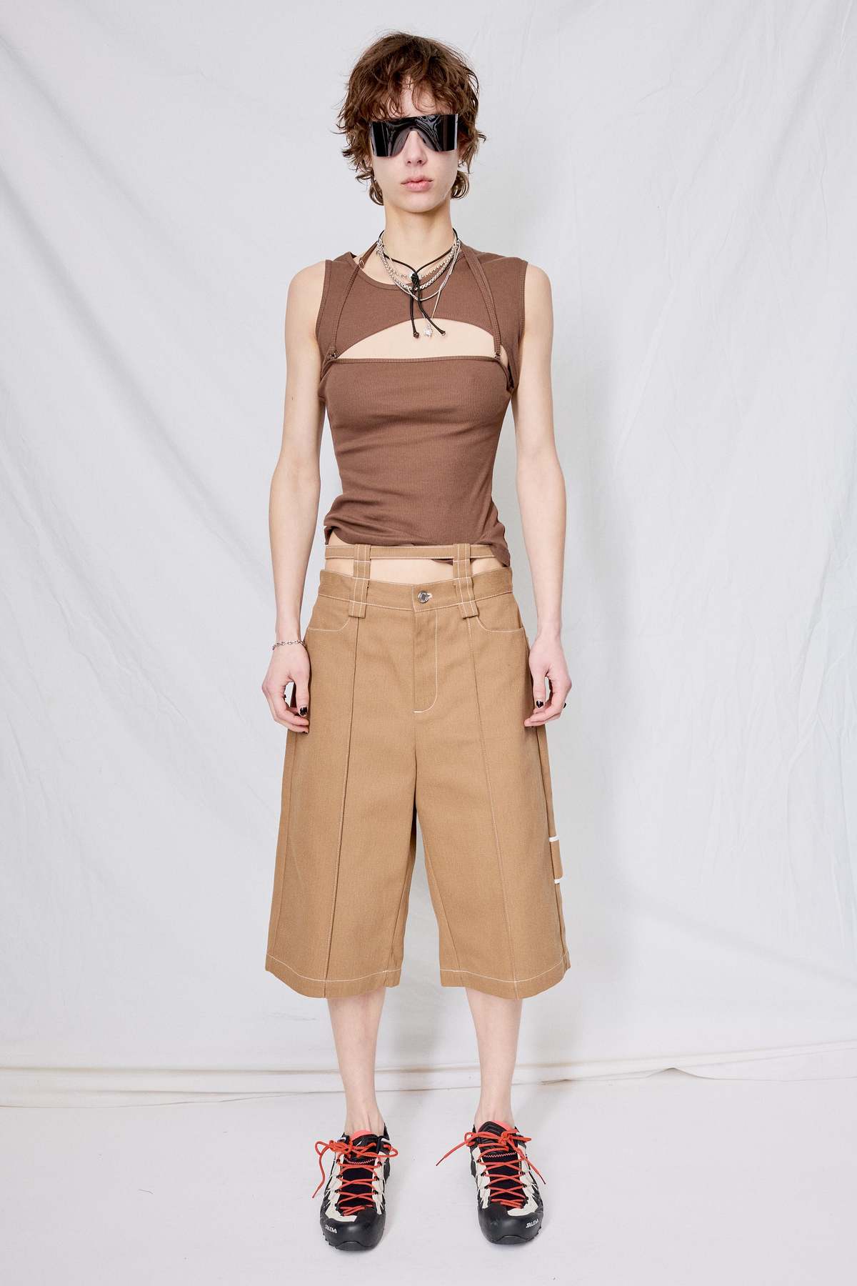 Jane Wade Modular Rib Tank - Chocolate | Garmentory