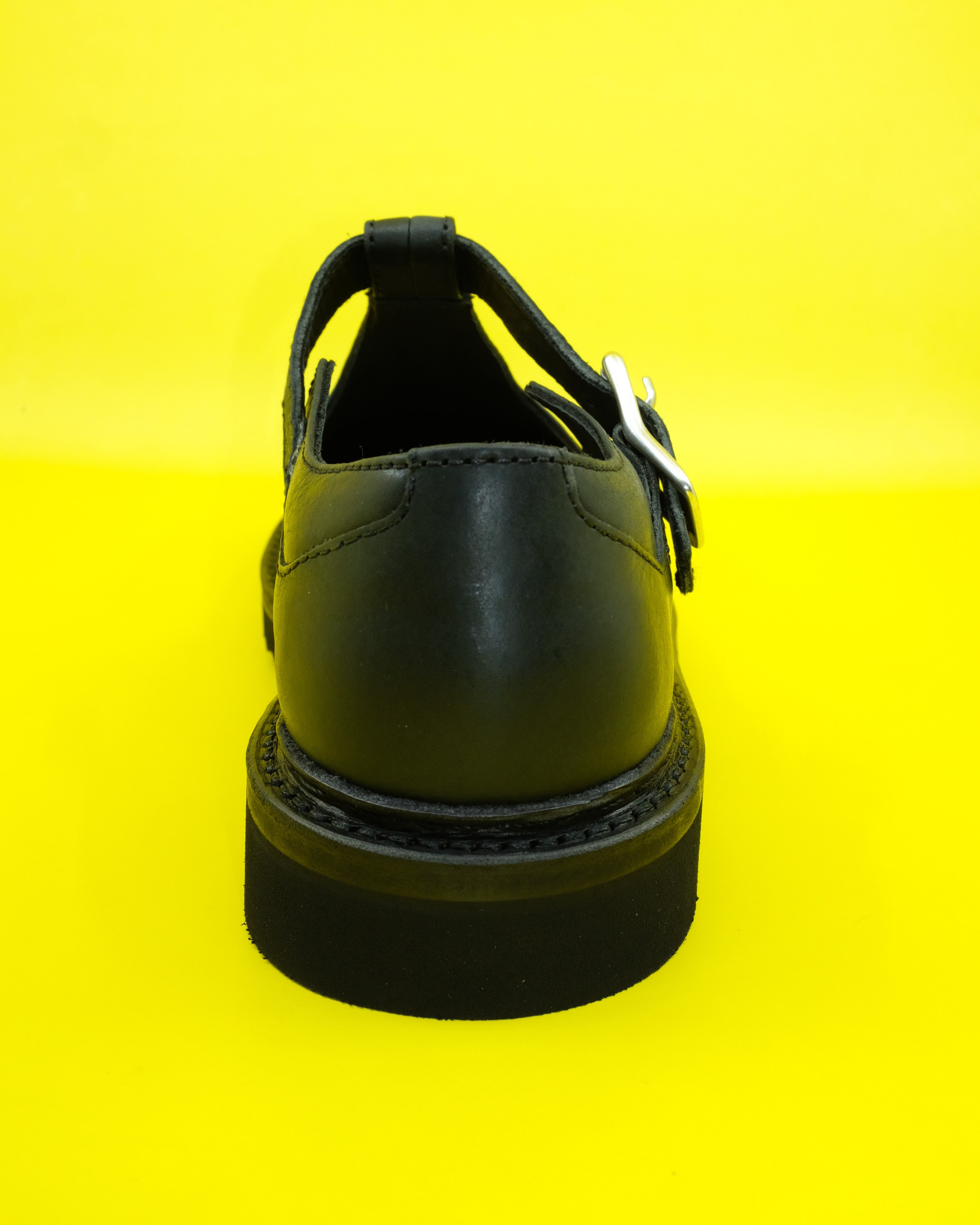 Our Legacy Car Tire Leather Camden Shoe - Black | Garmentory