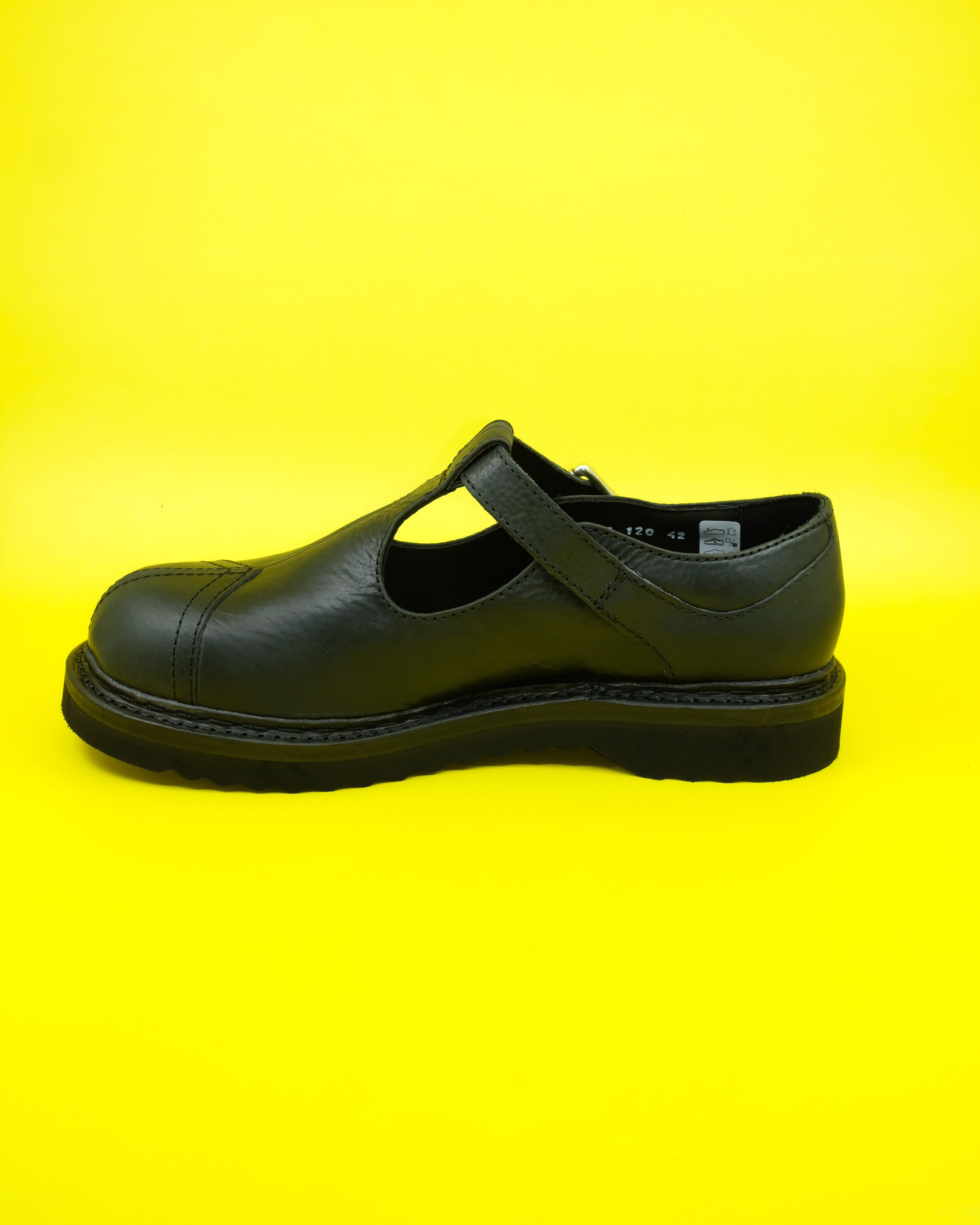 Our Legacy Car Tire Leather Camden Shoe - Black | Garmentory