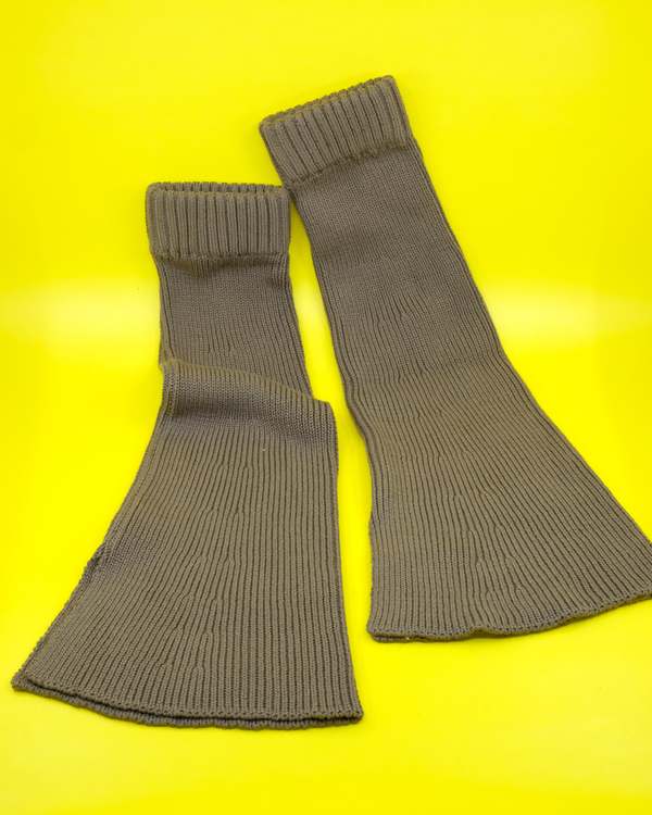 Our Legacy Cotton Cash Knitted Gaiter - Tender Bison | Garmentory