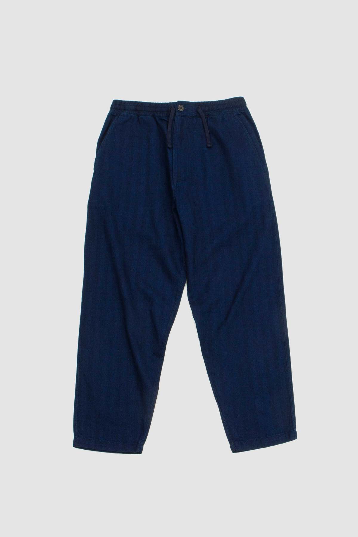 Universal Works Hi Water Trousers - Indigo Herringbone Denim | Garmentory
