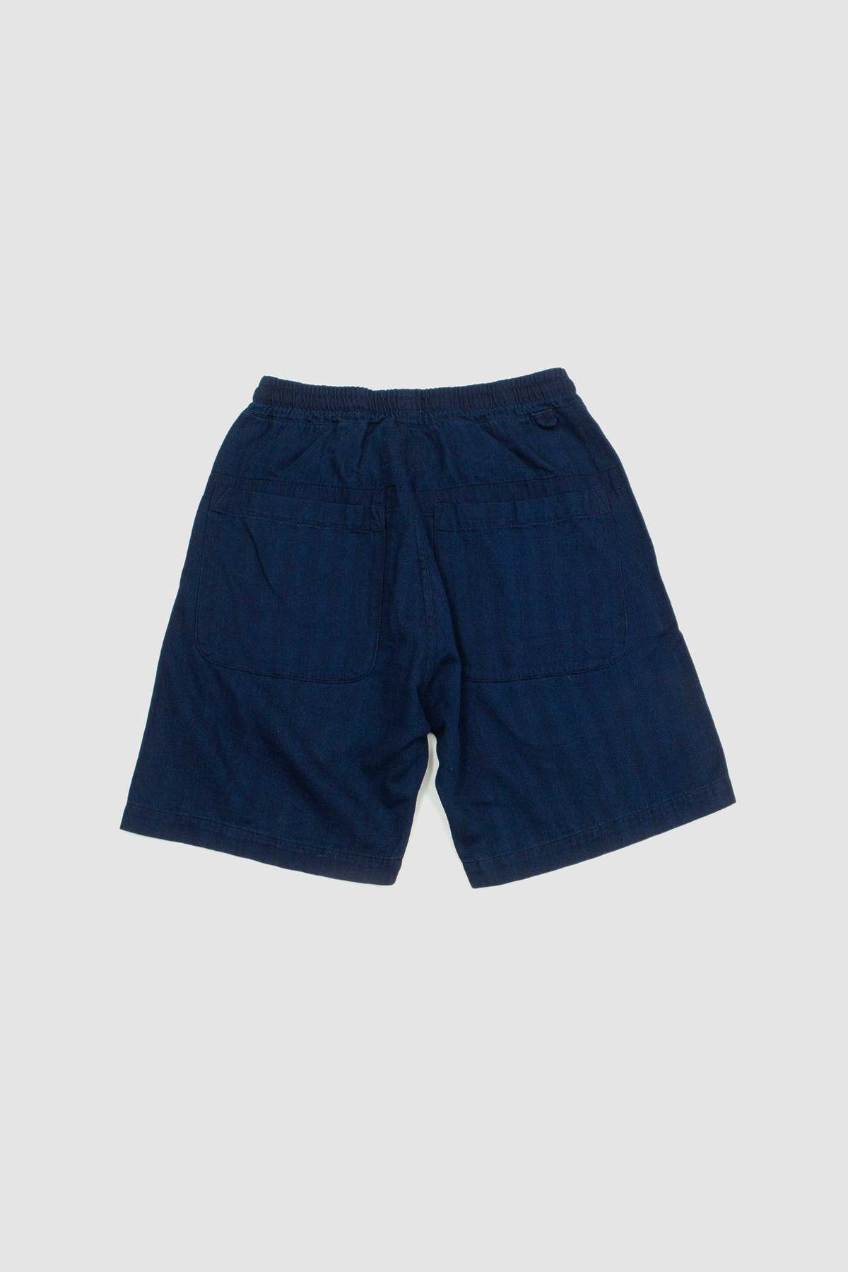 Universal Works Herringbone Denim Lumber Short - Indigo | Garmentory