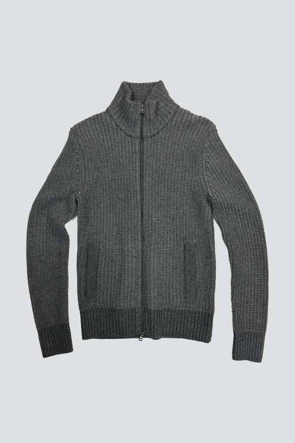 Vintage Double Zip Sweater - Grey | Garmentory