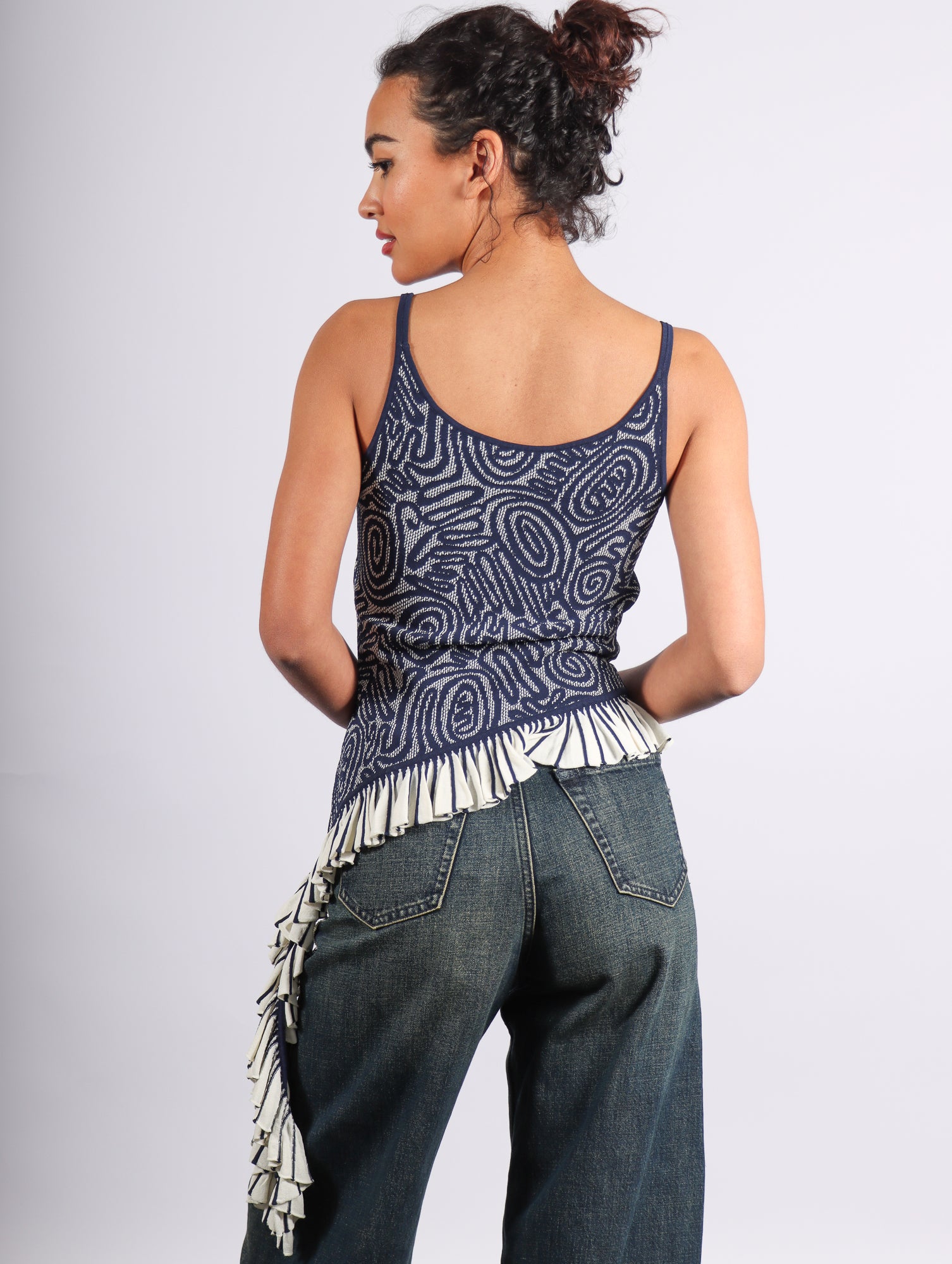 Kendra Top in Ink by Ulla Johnson | Garmentory