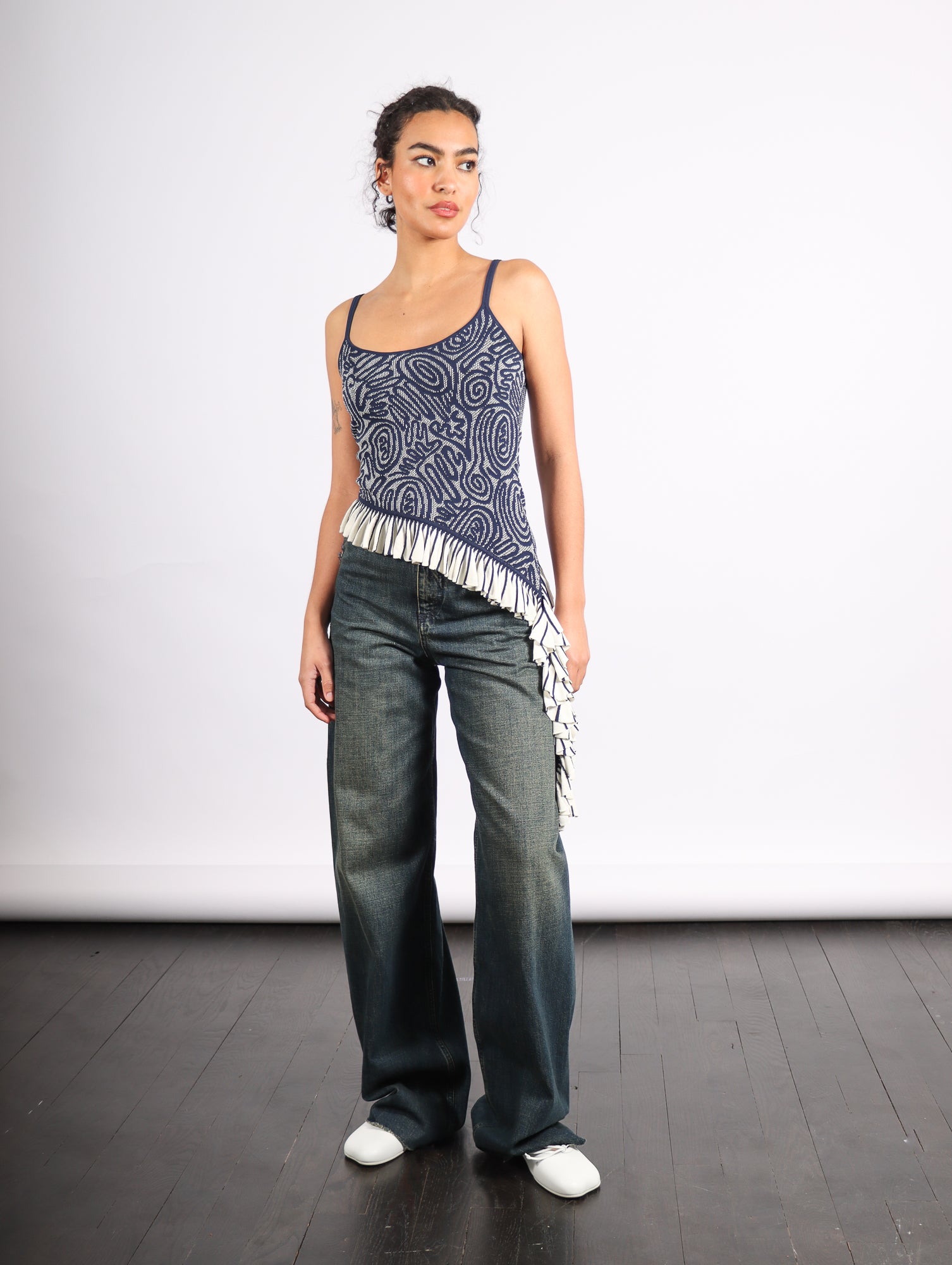 Kendra Top in Ink by Ulla Johnson | Garmentory