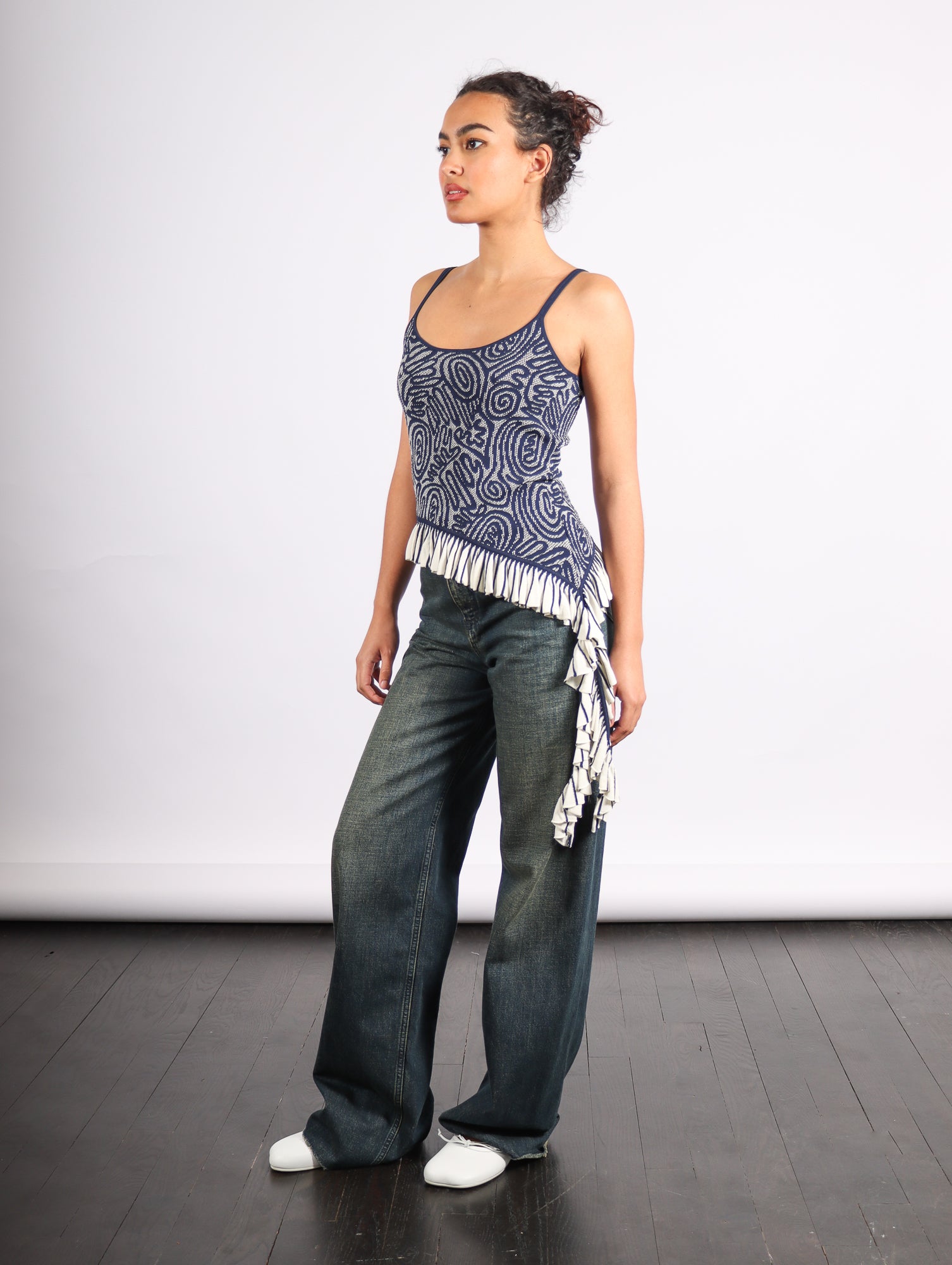 Kendra Top in Ink by Ulla Johnson | Garmentory