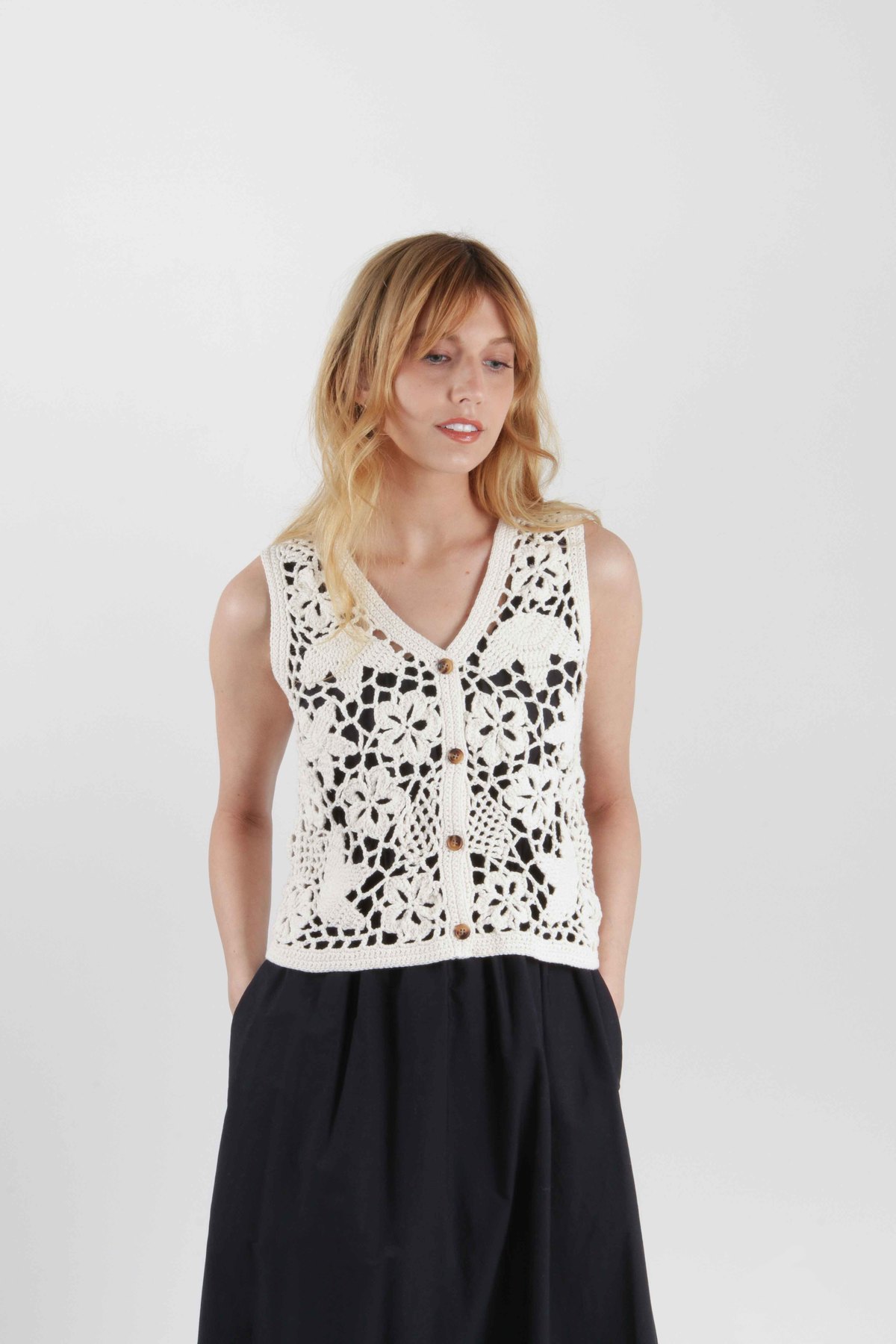 demylee Major Natural Vest - Natural | Garmentory