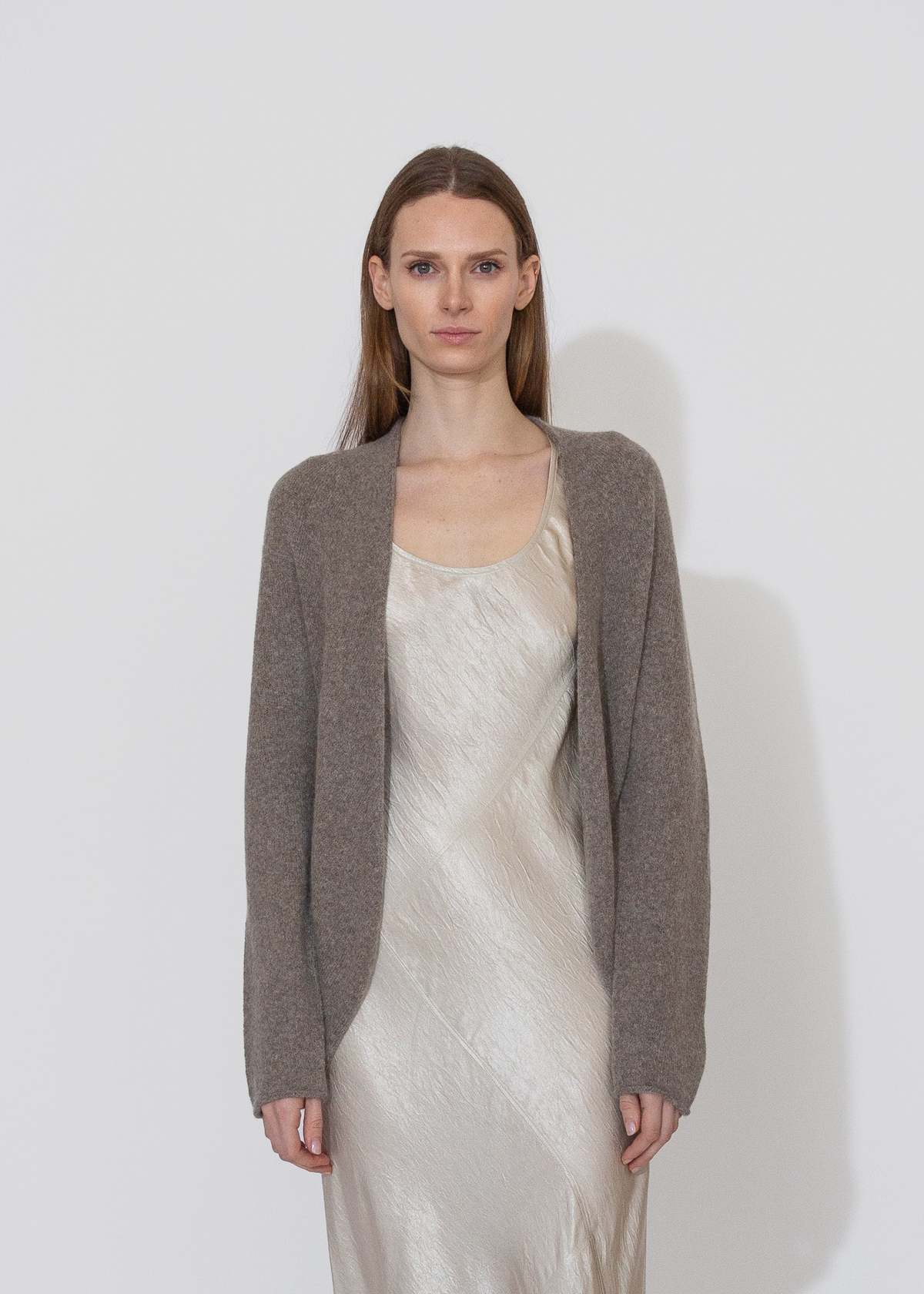 Lauren Manoogian Soft Horizontal Cardigan - Granite | Garmentory