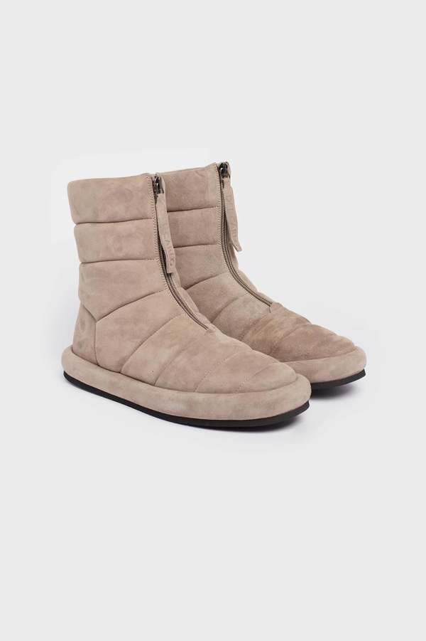 Del Carlo Bogota Boots - Velukid Avorio | Garmentory