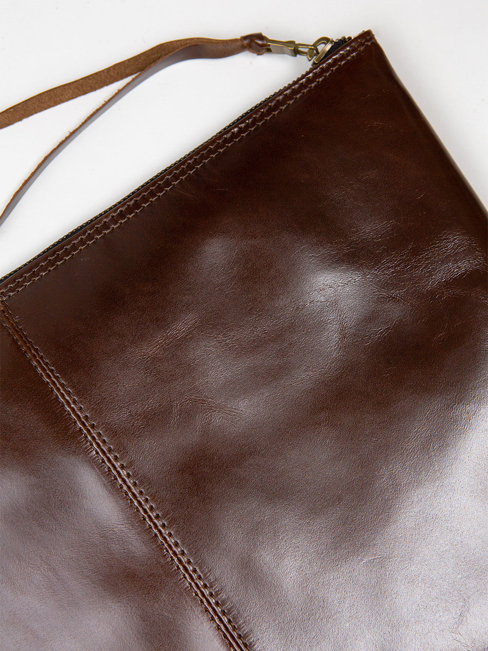 Erica Tanov Esben Leather Laptop Folio - Dark Basalt | Garmentory
