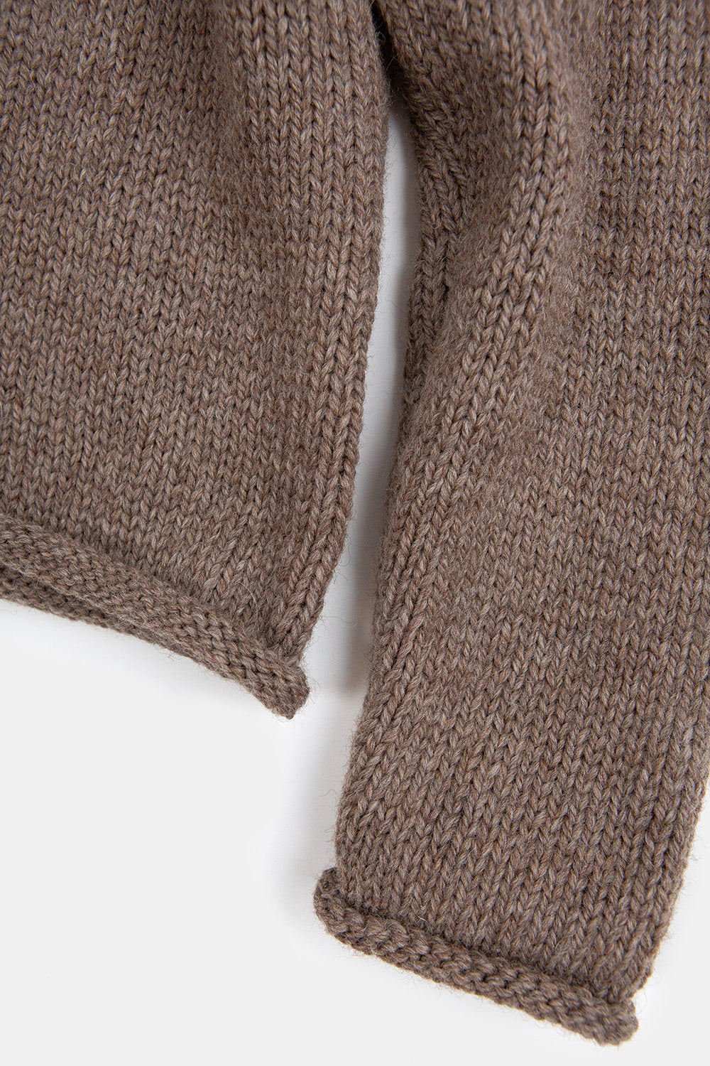 Erica Tanov Highland Wool Turtleneck - Mushroom | Garmentory