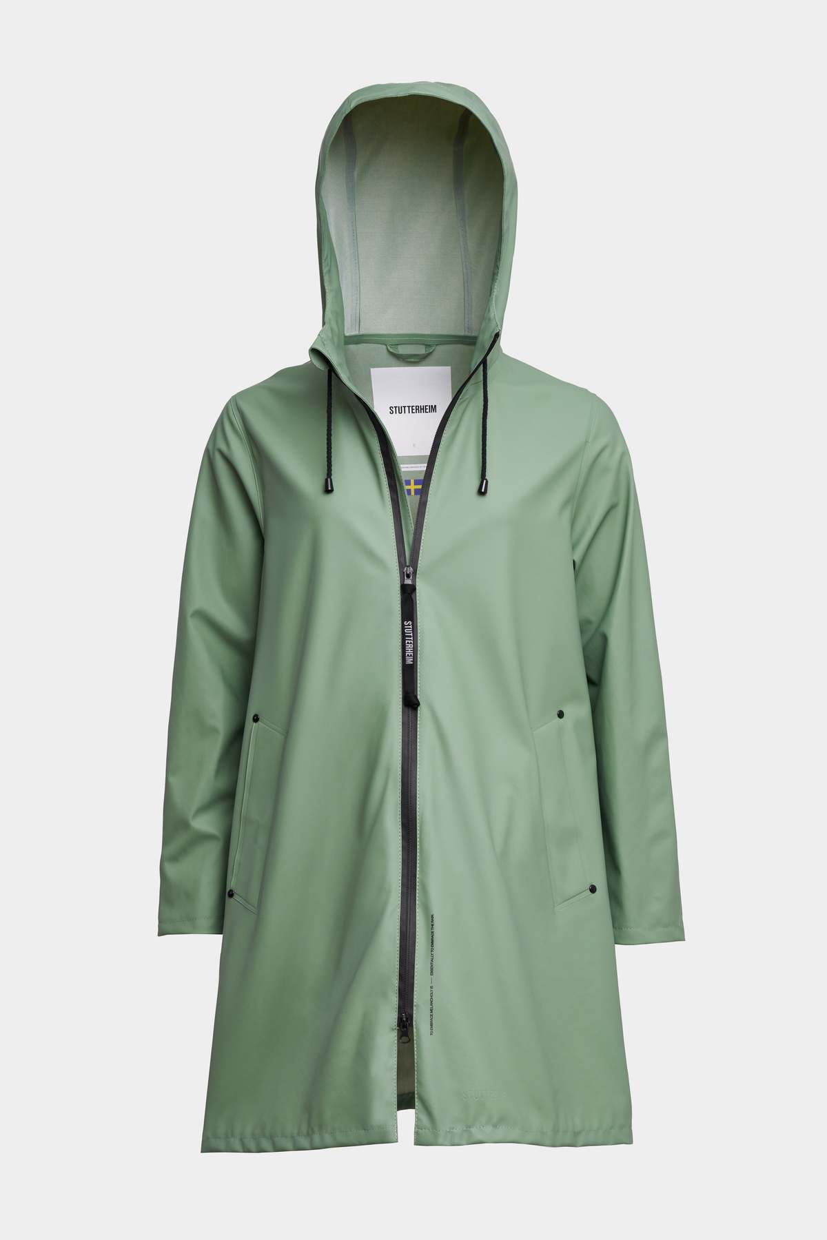 Stutterheim MOSEBACKE LIGHTWEIGHT ZIP JACKET - LODEN GREEN | Garmentory