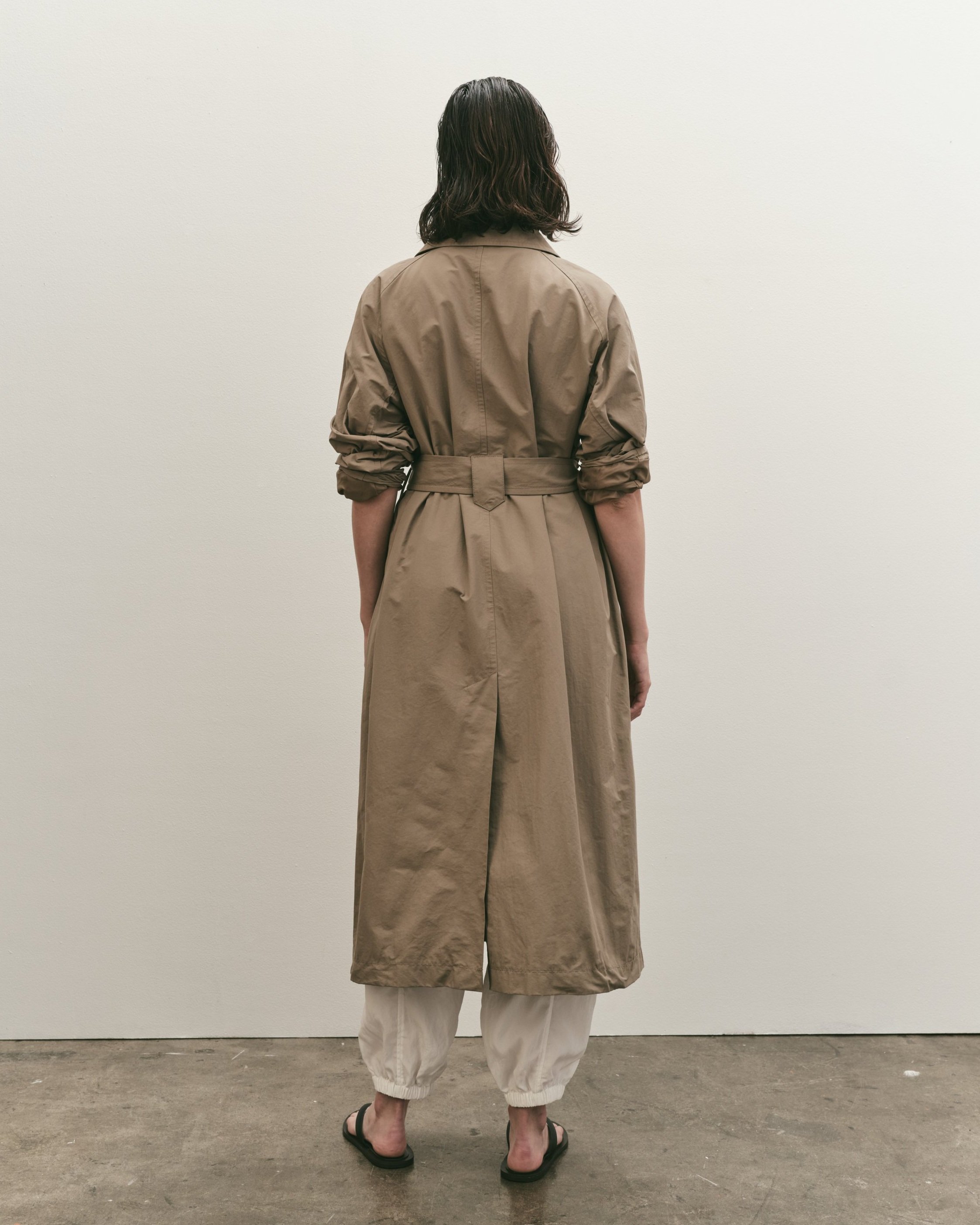 Mijeong Park Long Trench - Dark Tan | Garmentory