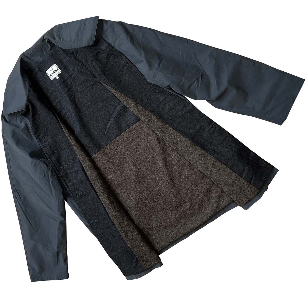 Marro (Spain) Melton Lined Field Jacket Slate : XL | Garmentory
