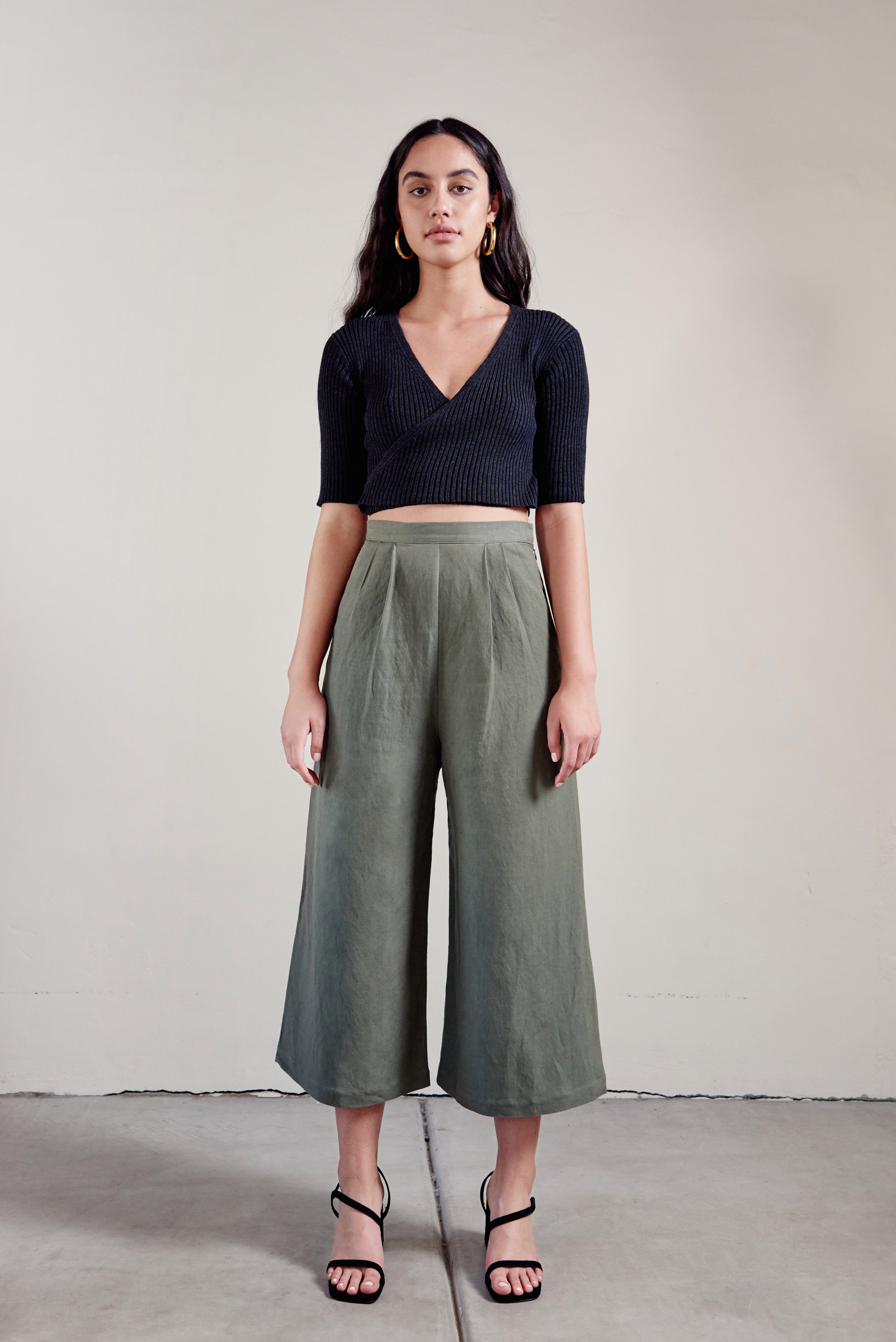 First Rite Crop Culotte | Garmentory
