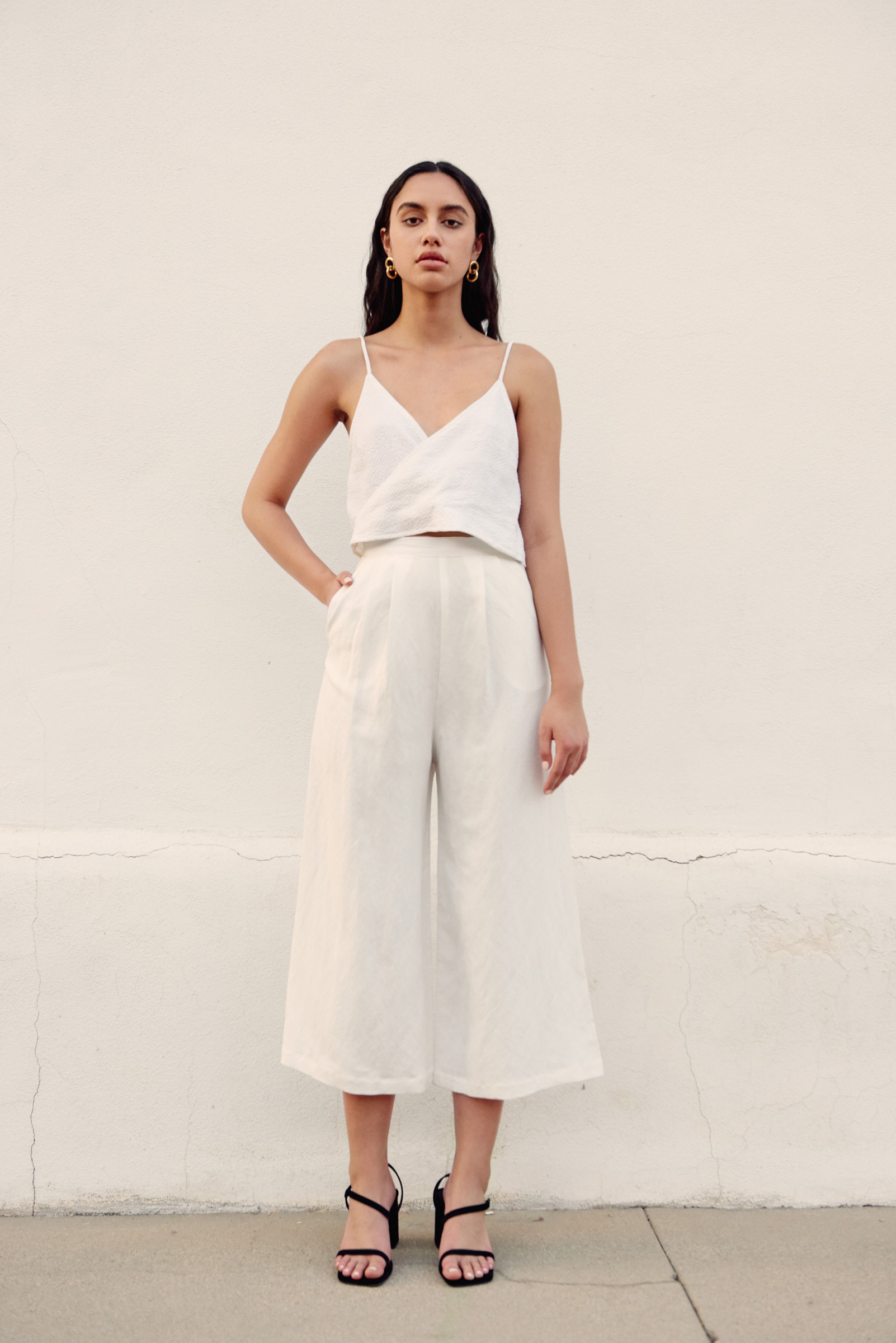 First Rite Crop Culotte | Garmentory