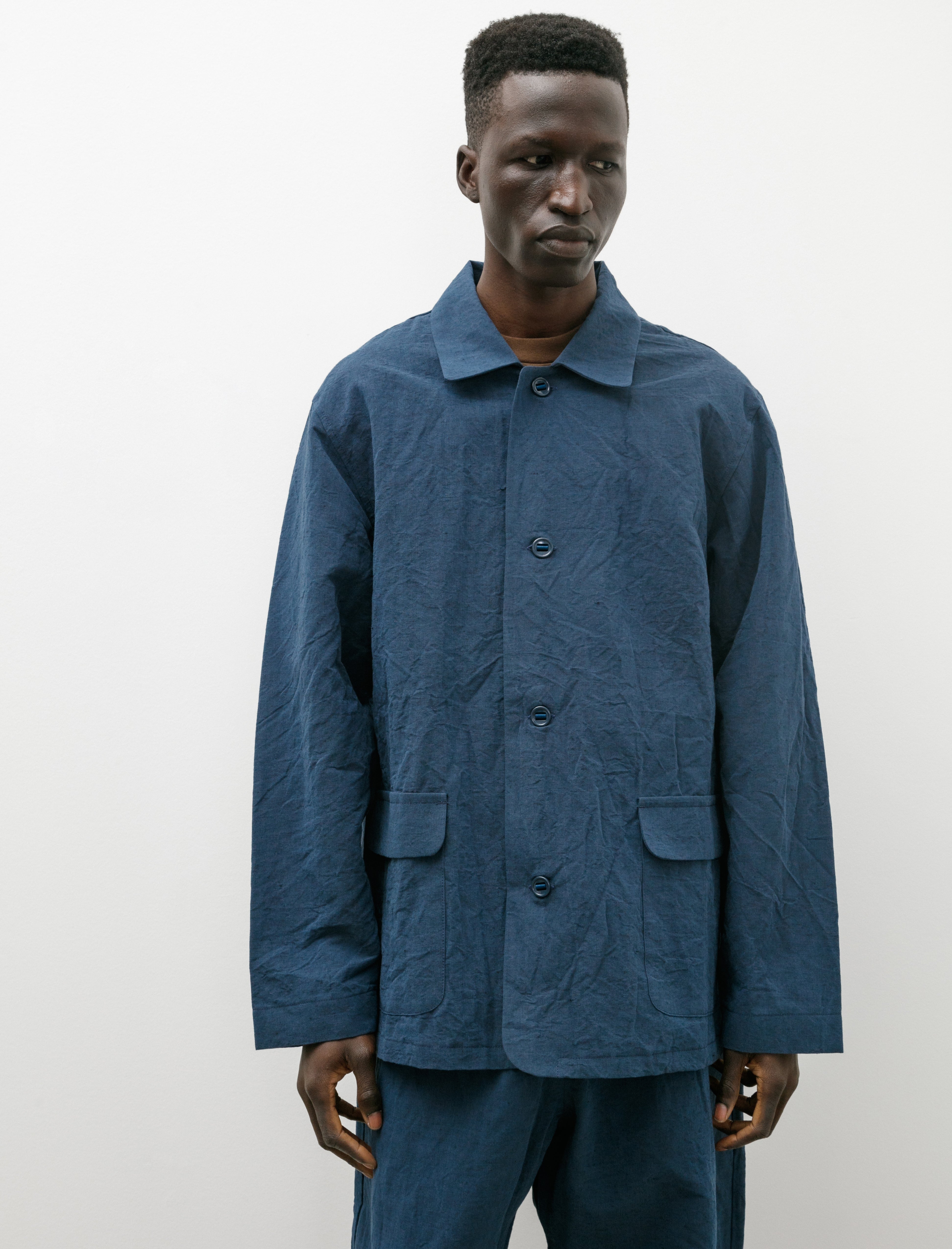 MAN-TLE Outer - Blue Metal | Garmentory