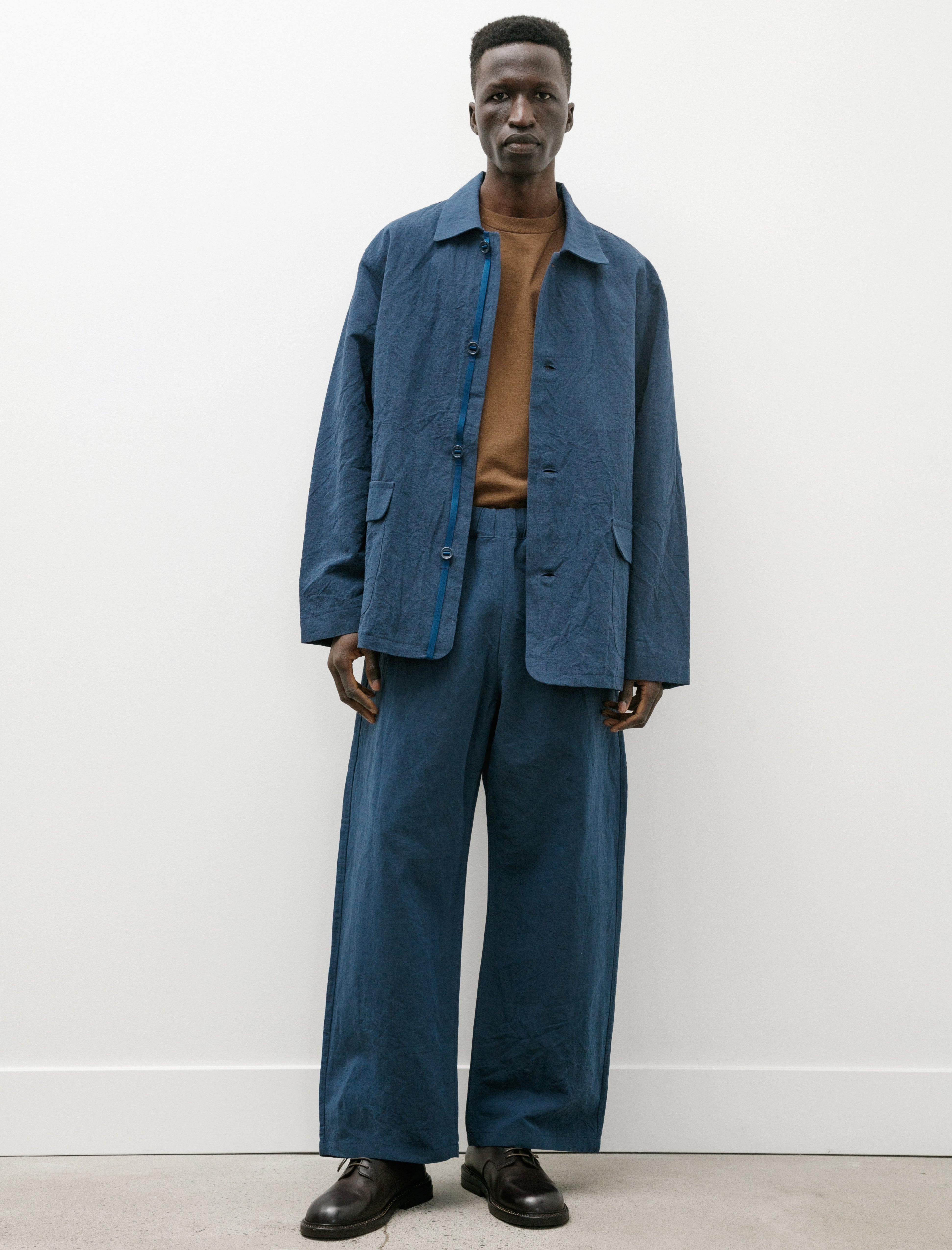 MAN-TLE Outer - Blue Metal | Garmentory