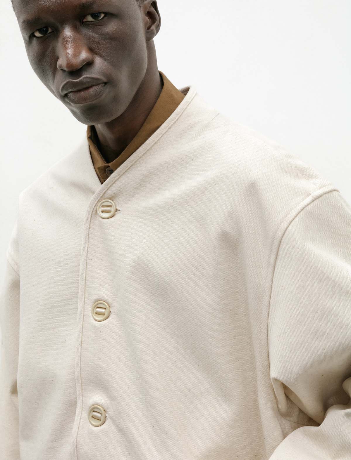 MAN-TLE Shirt - Limestone Canvas | Garmentory