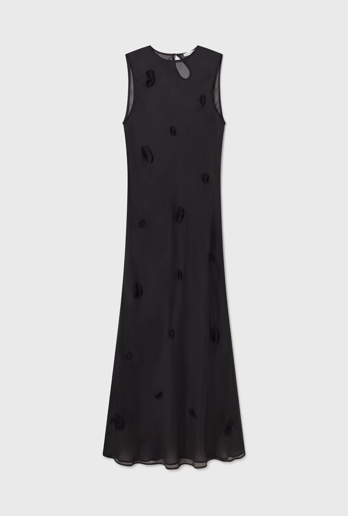 Silk Laundry Feather Dress - Black | Garmentory