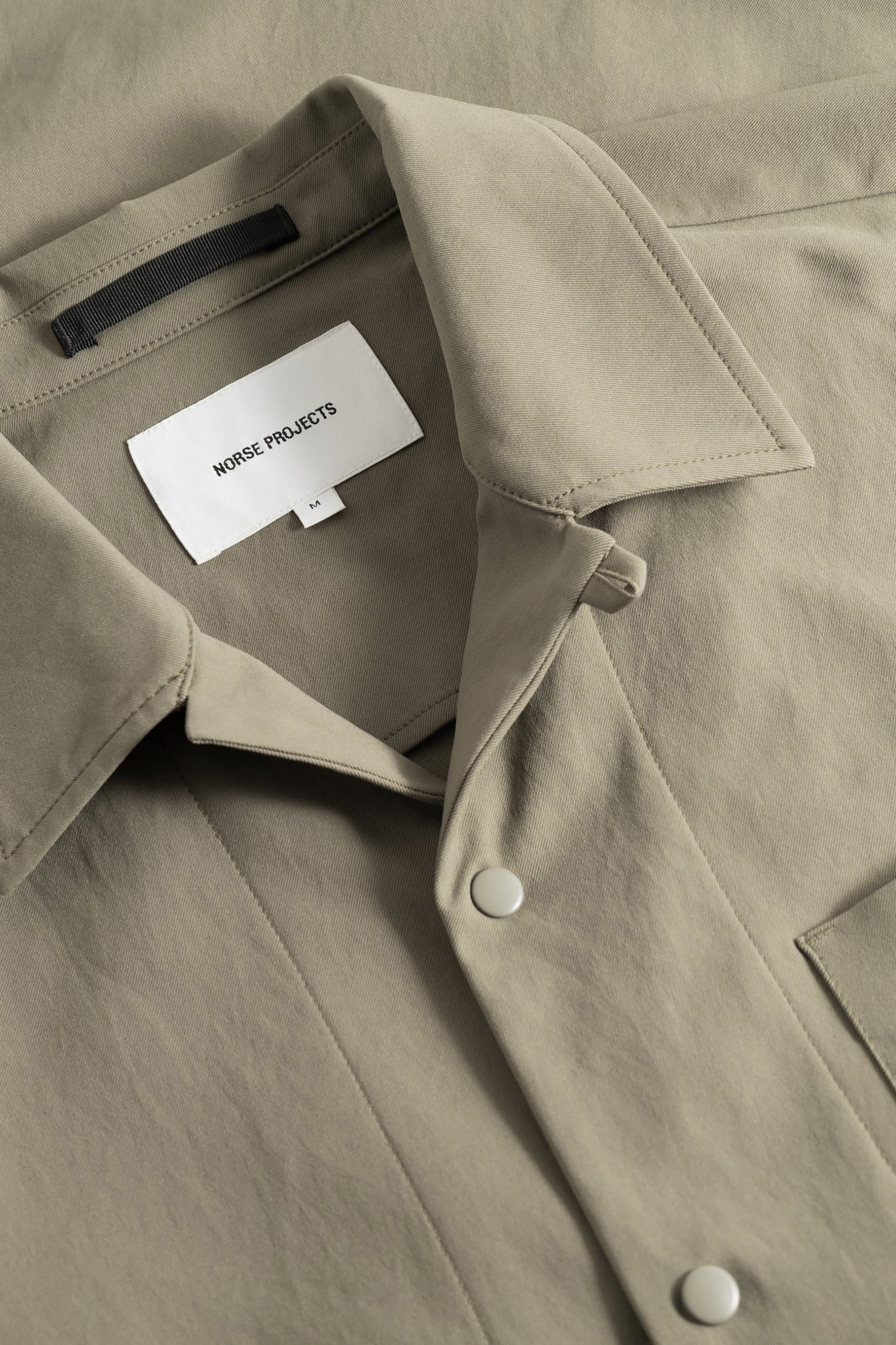 Norse Projects Carsten Solotex Twill Shirt - Sediment Green | Garmentory