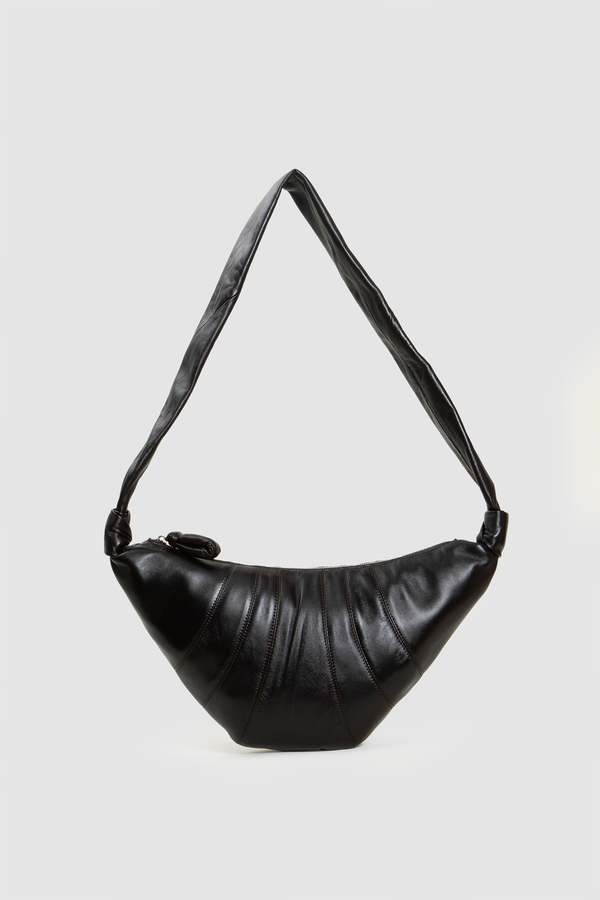 Lemaire Medium Croissant Bag - Dark Chocolate | Garmentory