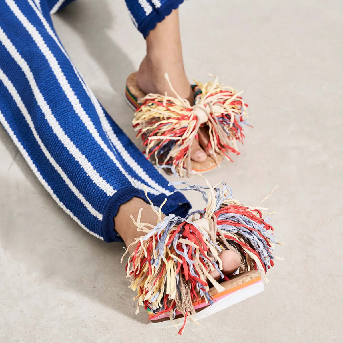 Maison Mangostan Woman Tamarillo Sandals - Multicolour | Garmentory