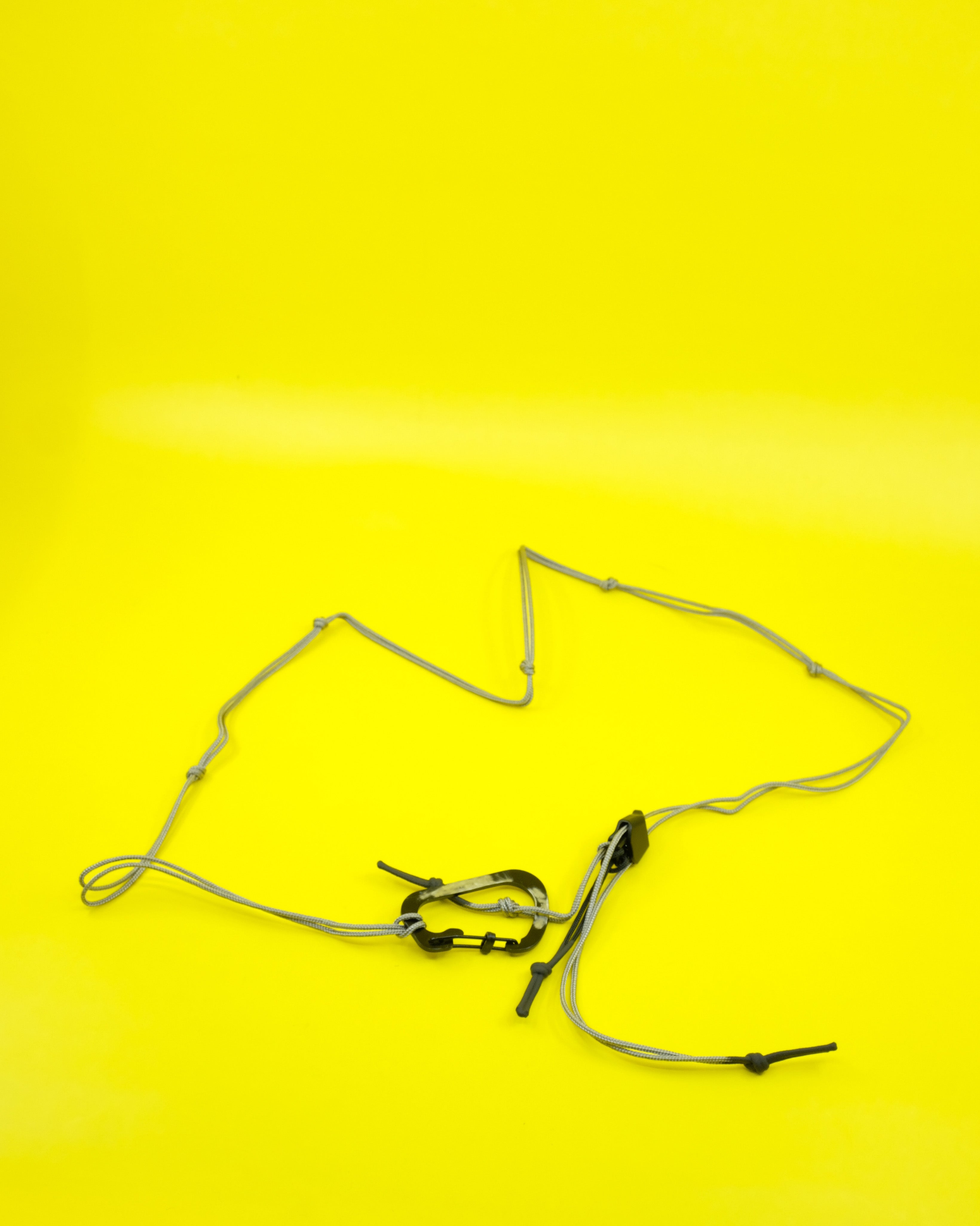 GR10K Thin Rope Restraint Lanyard Belt 01 - Silver | Garmentory