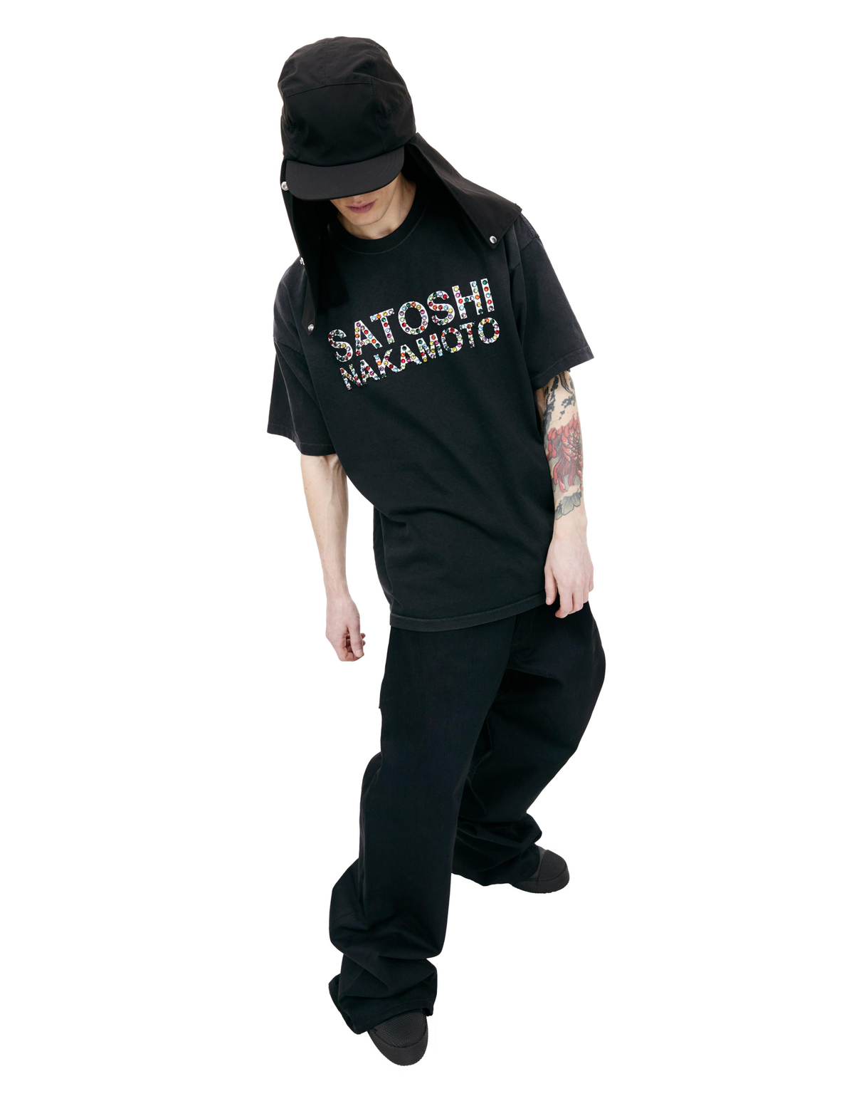 Satoshi Nakamoto Crystal-cut Logo Tshirt | Garmentory