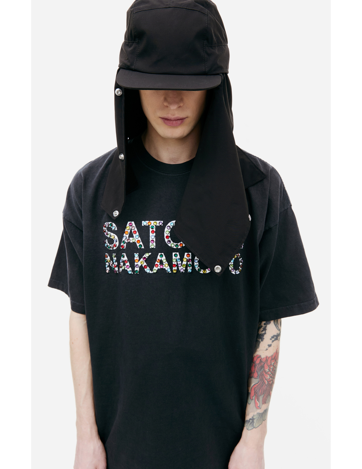 Satoshi Nakamoto Crystal-cut Logo Tshirt | Garmentory