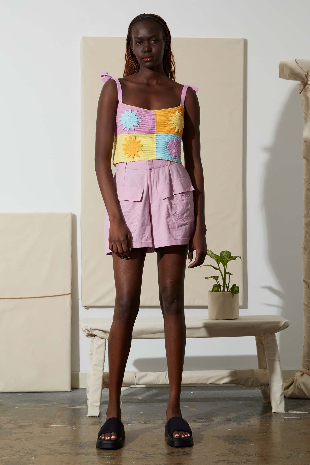 Native Youth Sunia Crochet Knitted Cami Top | Garmentory