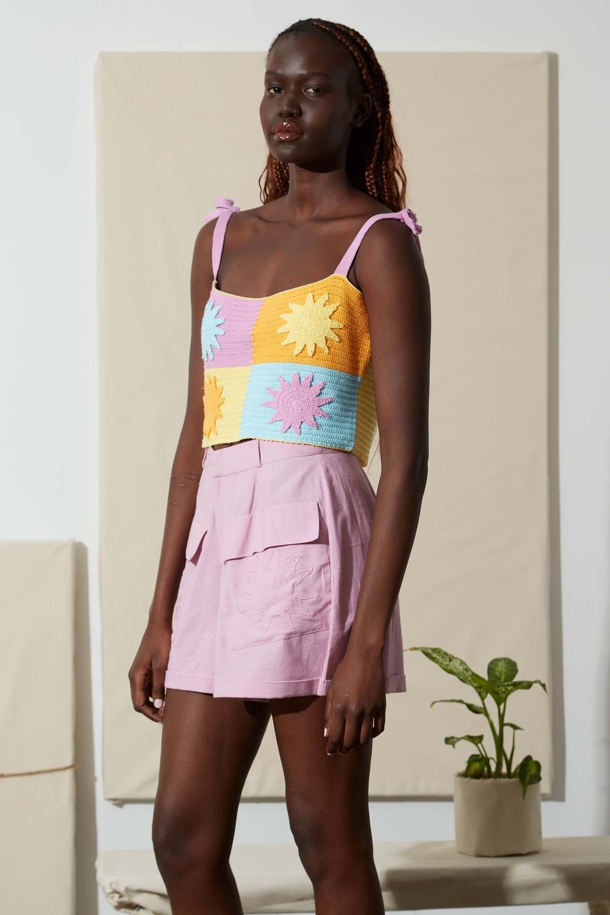 Native Youth Sunia Crochet Knitted Cami Top | Garmentory