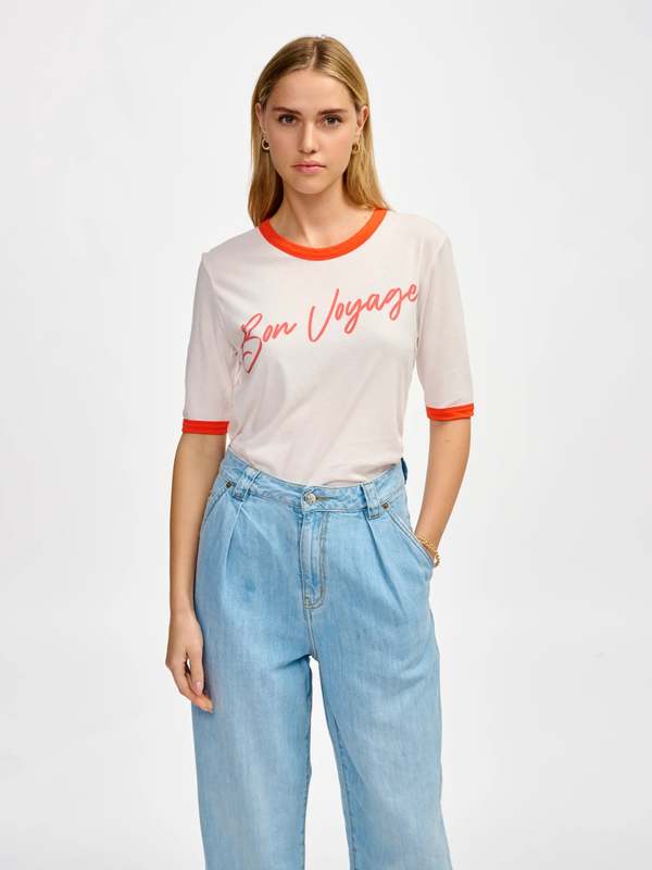 Bellerose Cosmos Tee - Milky Way | Garmentory