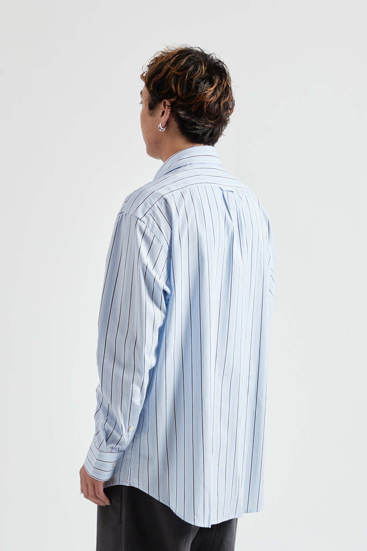 Parages Joseph Stripes - Sky Blue/Navy Stripes | Garmentory