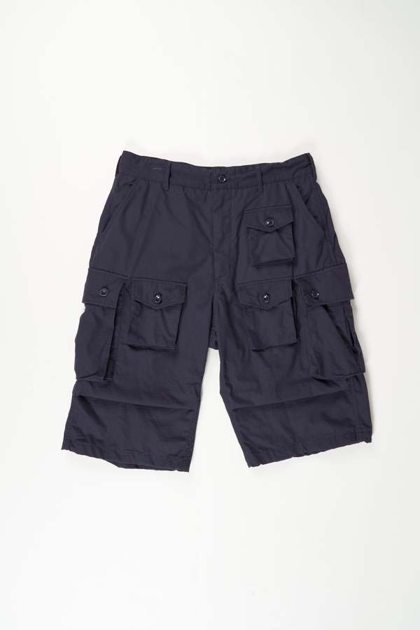 Engineered Garments Cotton Ripstop FA Short - Dark Navy | Garmentory