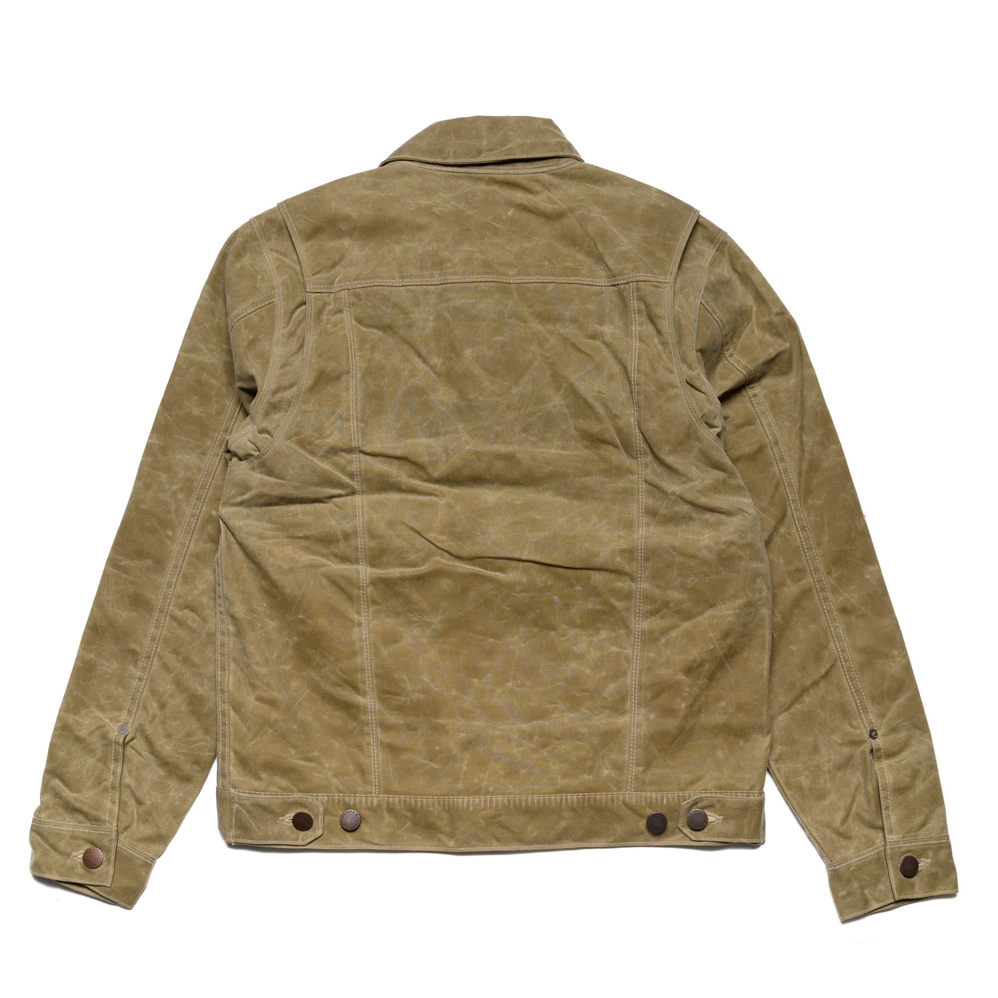 Freenote Cloth RJ-1 Waxed Canvas Riders Jacket - Tobacco/Brown Interior ...