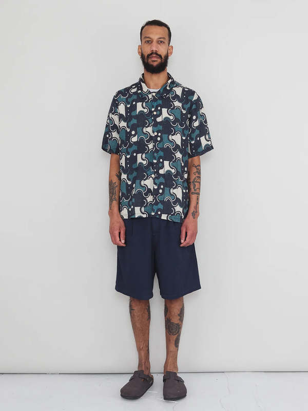 Folk Wide Fit Shorts - Navy | Garmentory