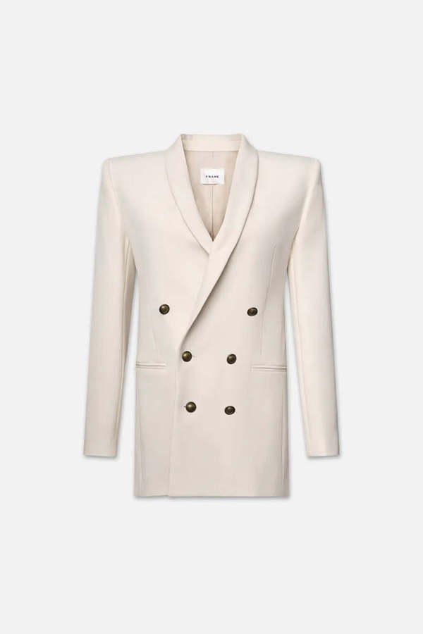 FRAME Denim Shawl Collar Blazer | Garmentory