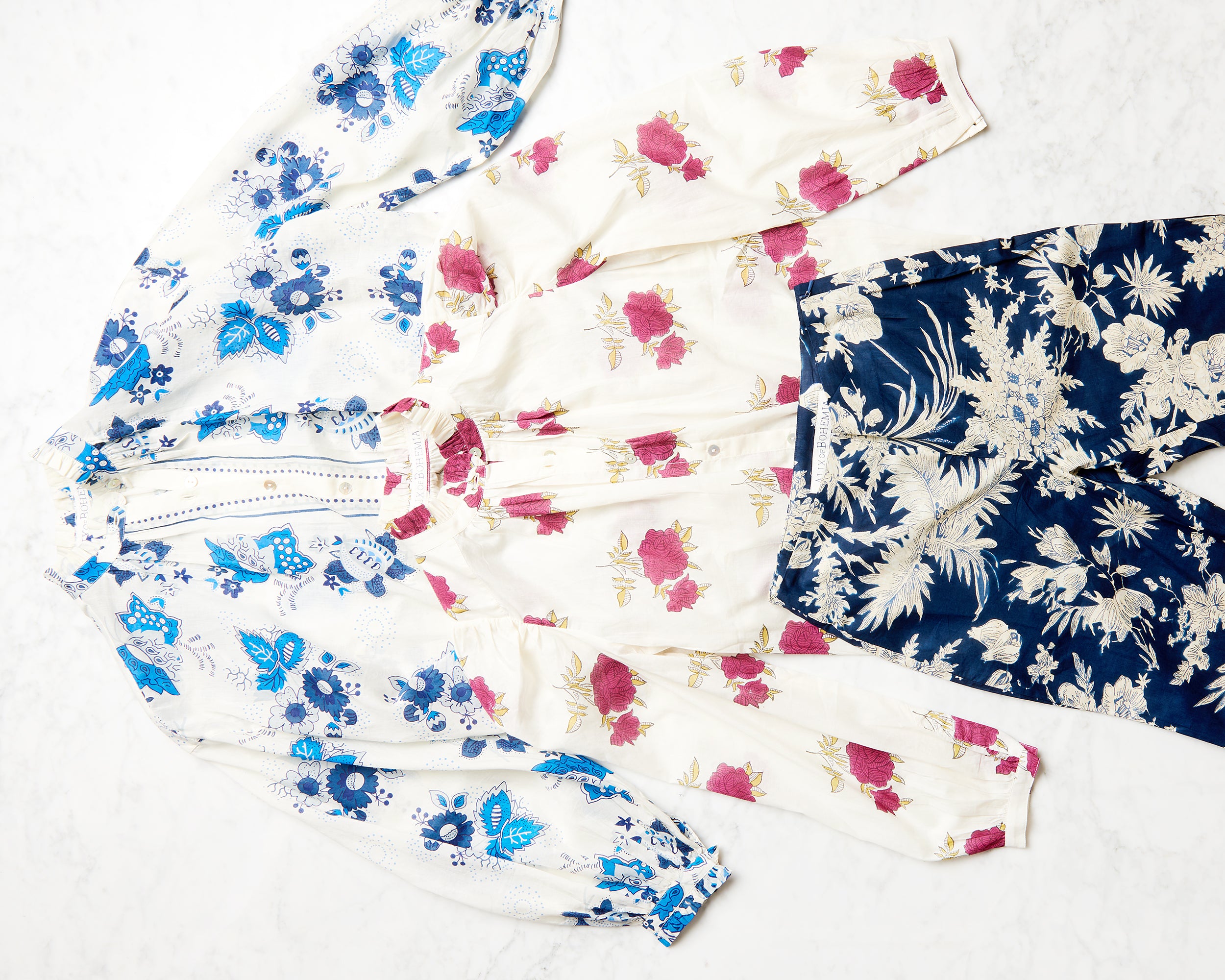 Alix Of Bohemia Annabel Shirt - Cerise Rose | Garmentory