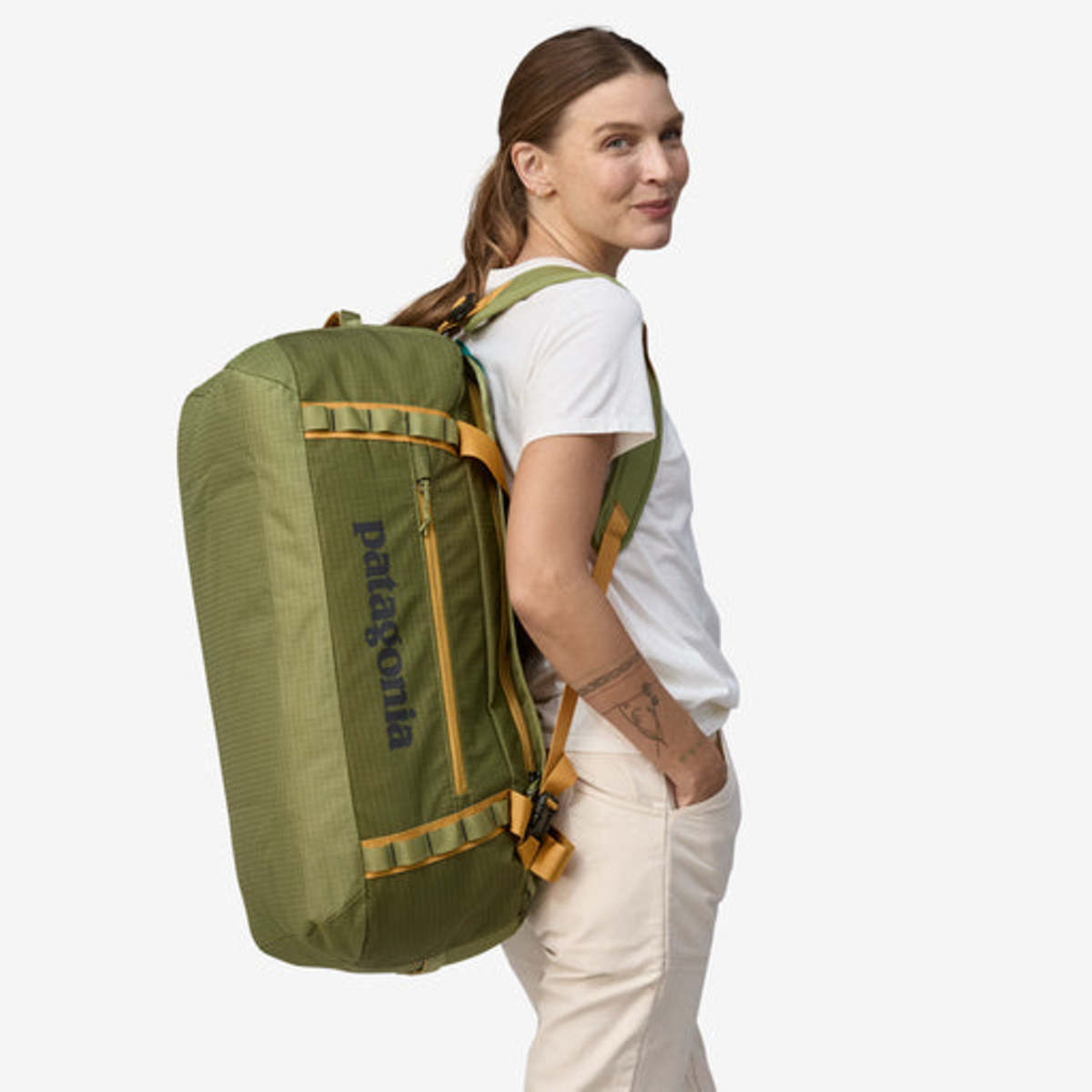 Patagonia Black Hole Duffel Bag 55L - Matte Buckhorn Green | Garmentory