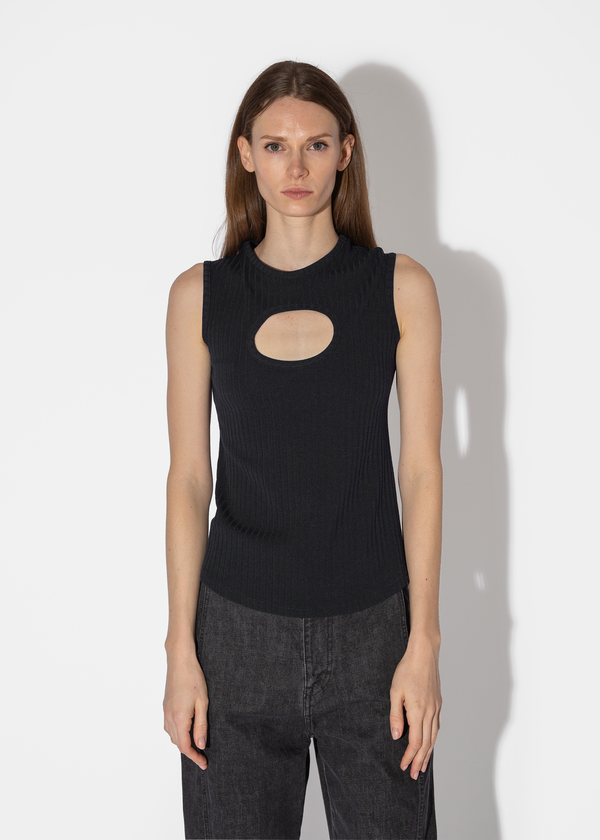 Nomia Cutout Circle Tank - Navy | Garmentory