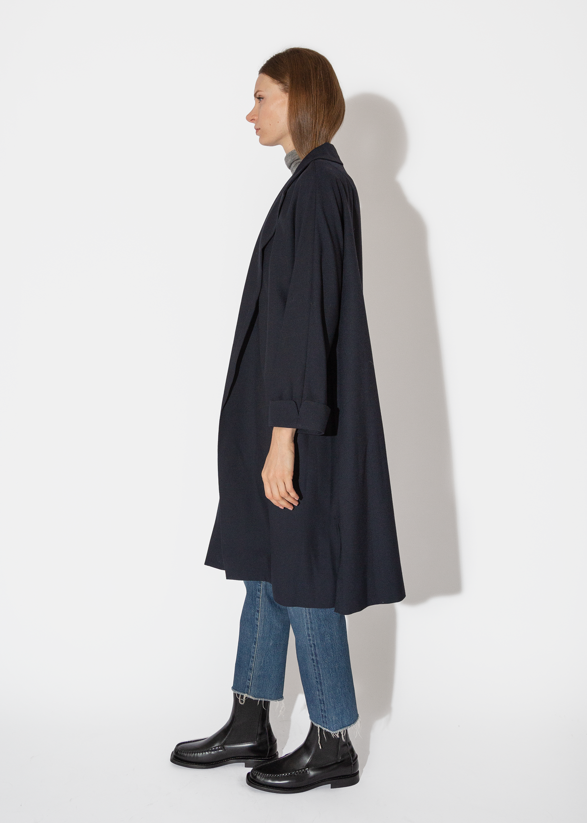 Chimala Gown Coat - Navy | Garmentory